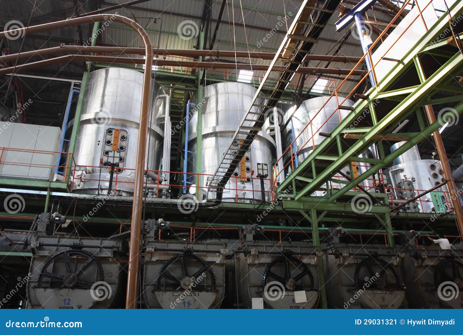 Sugar factory machinery stock image. Image of gears, construction ...