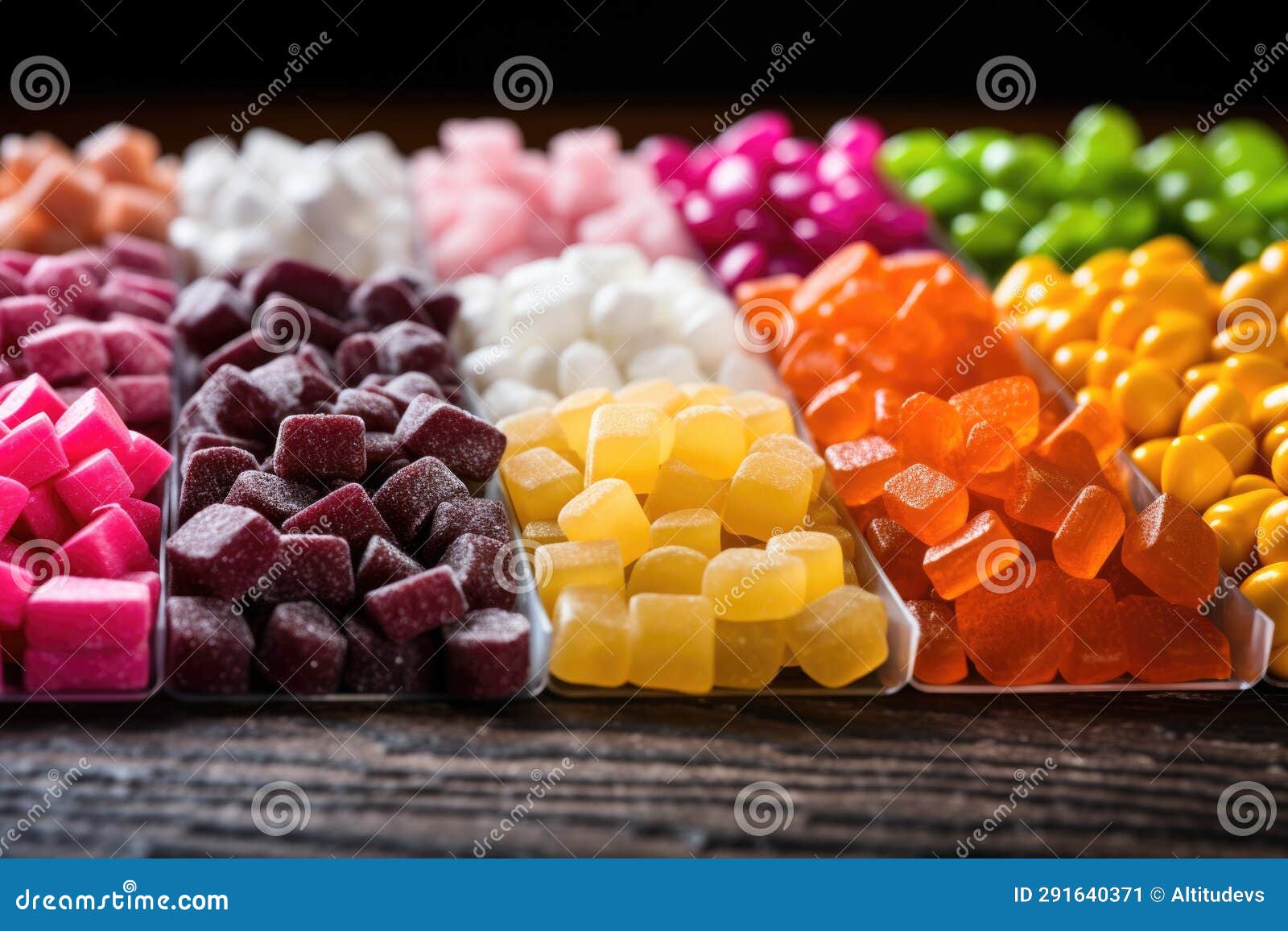 Sugar-free Candy Options in a Row Stock Image - Image of assortment ...