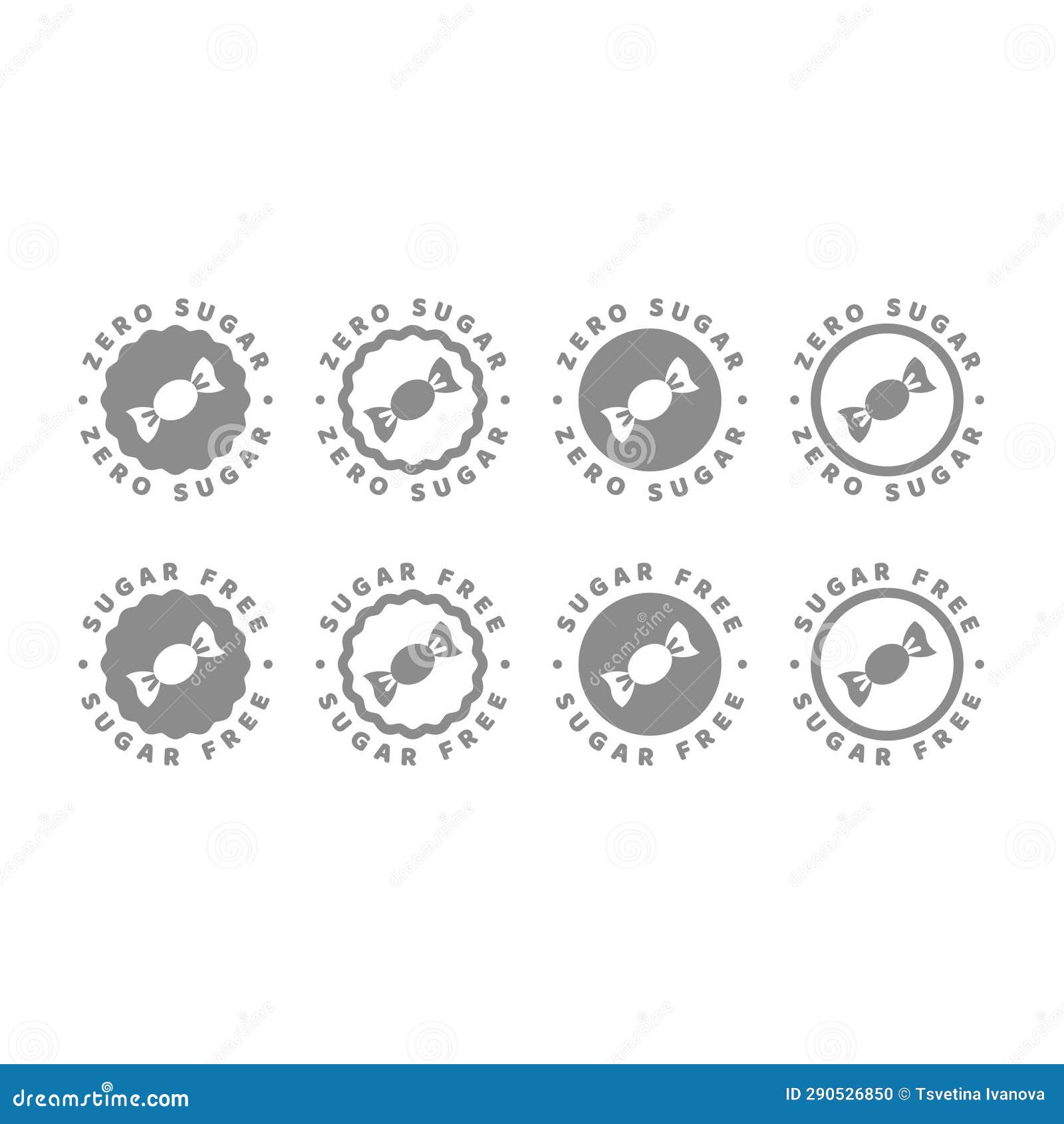 Sugar free vector label stock illustration. Illustration of icons ...