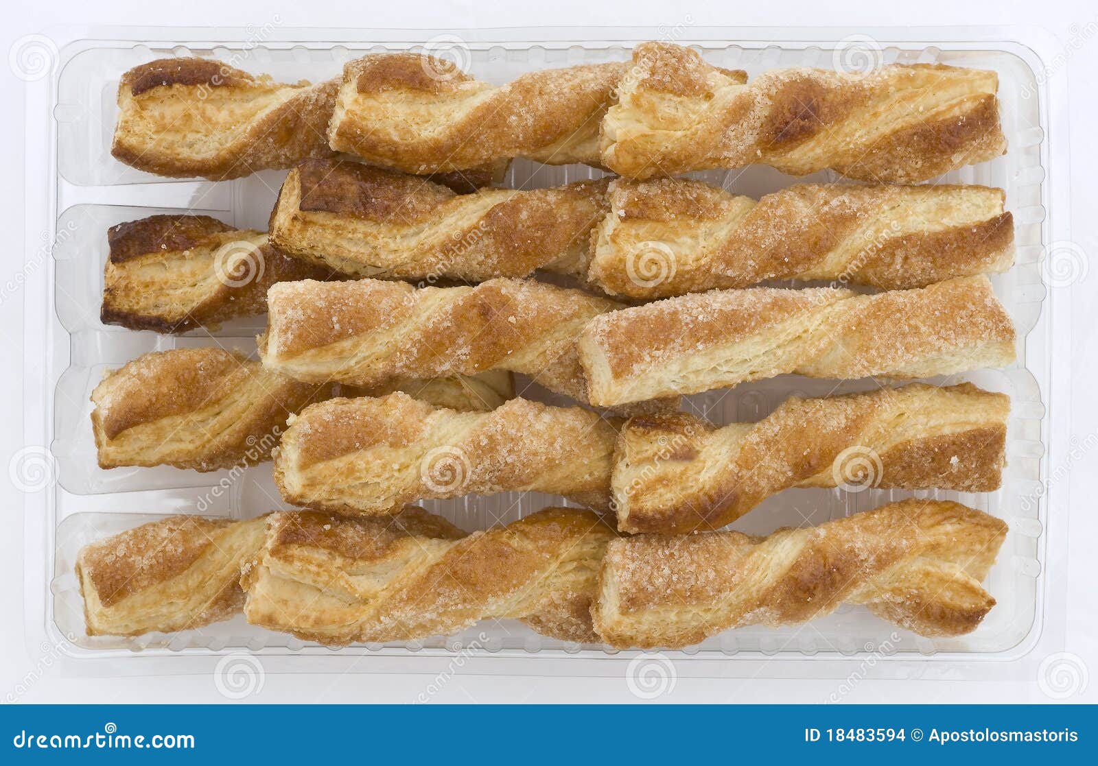 Sugar glazed pastry sticks stock photo. Image of transparent - 18483594