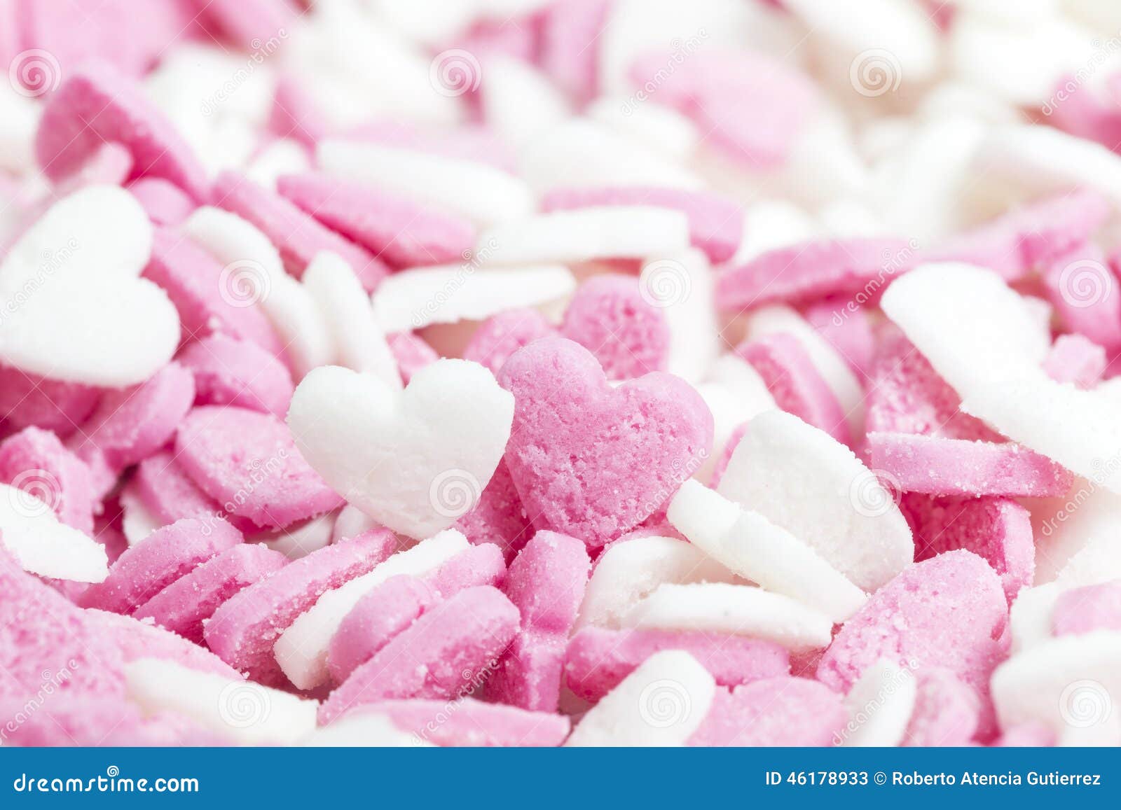 Sugar hearts stock image. Image of piece, concept, drop - 46178933