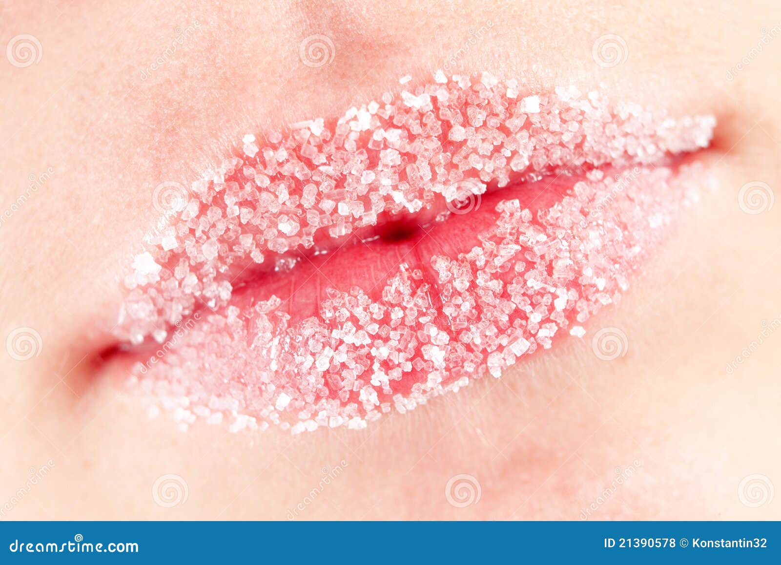 Sugar lips close-up stock photo. Image of girl, female - 21390578