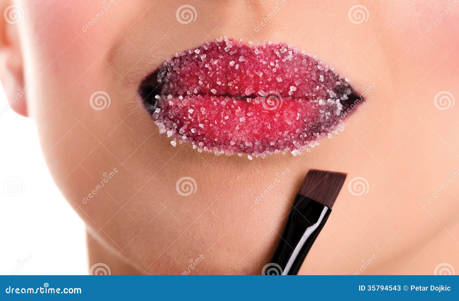 Sugar lips make up stock image. Image of pink, dessert - 35794543
