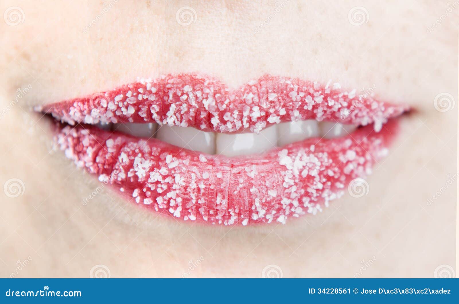 Sugar Lips stock image. Image of women, salt, frecled - 34228561