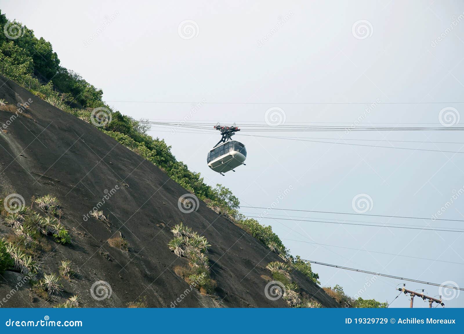 Sugar Loaf Cable car stock image. Image of cable, americas - 19329729