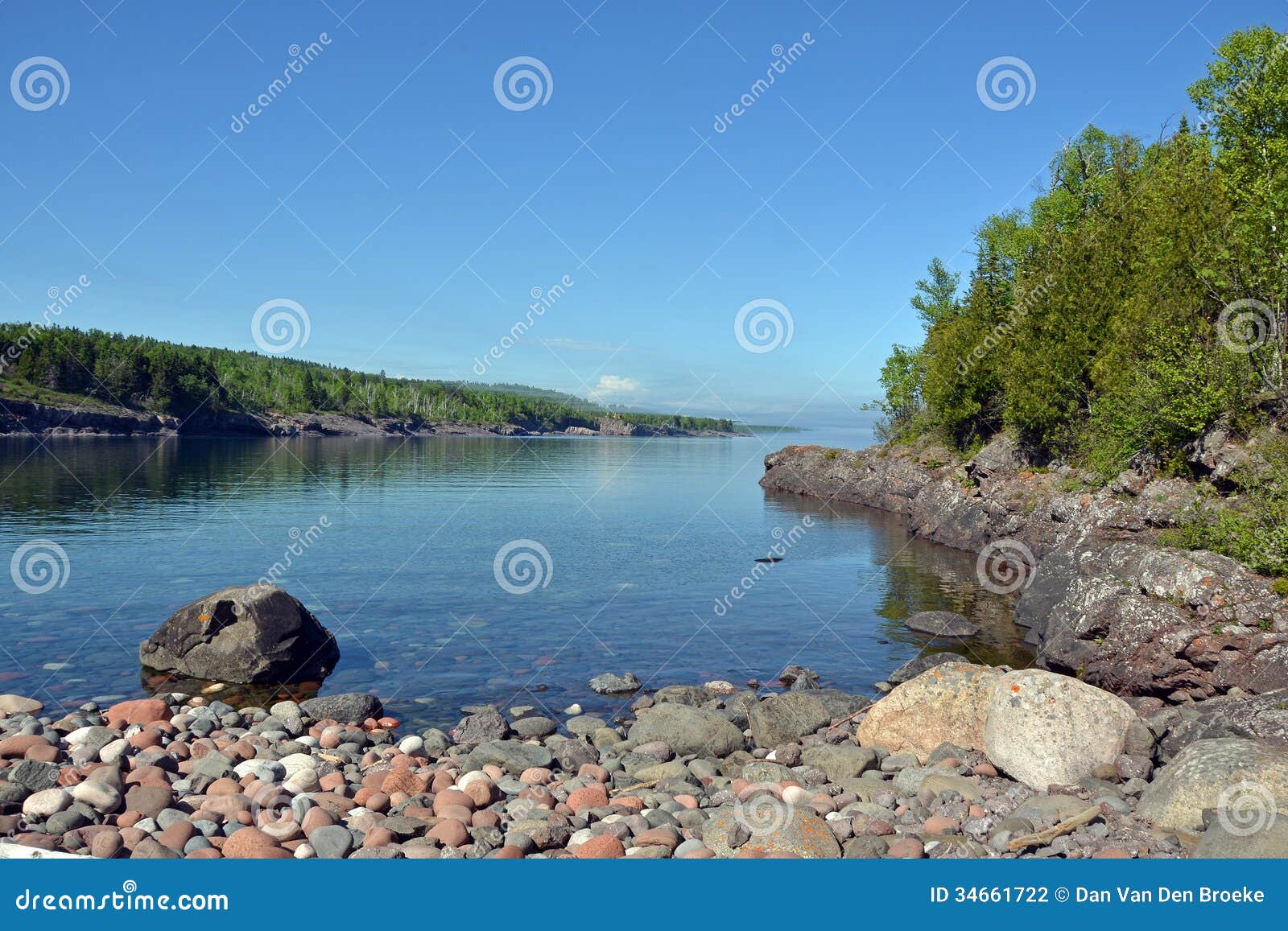 Sugar Loaf Cove 1, Oberer See Stockfoto - Bild von wildnis, laib: 34661722