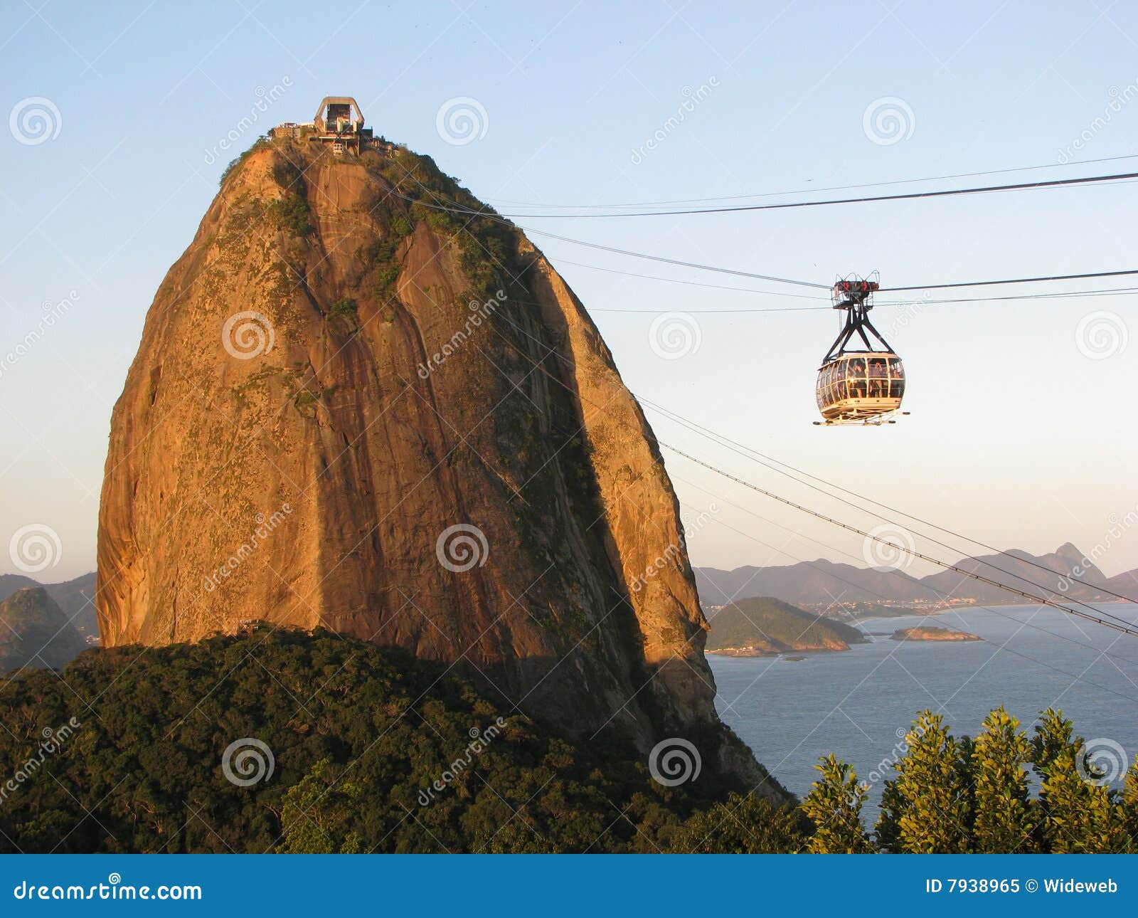 Sugar Loaf Mountain in Rio De Janeiro Stock Image - Image of latin ...