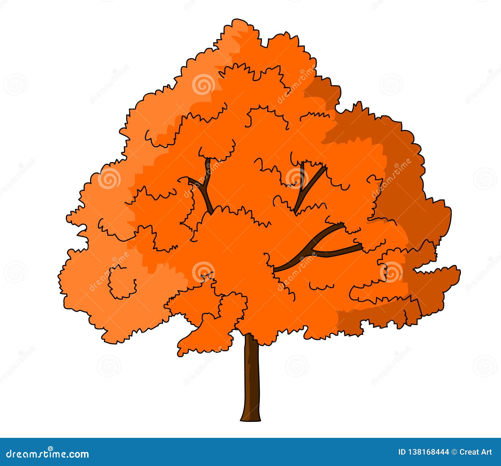 Sugar Maple Illustration Vector.Maple Tree Vector Stock Vector ... Sugar Maple Illustration Vector.Maple Tree Vector Stock Vector ...