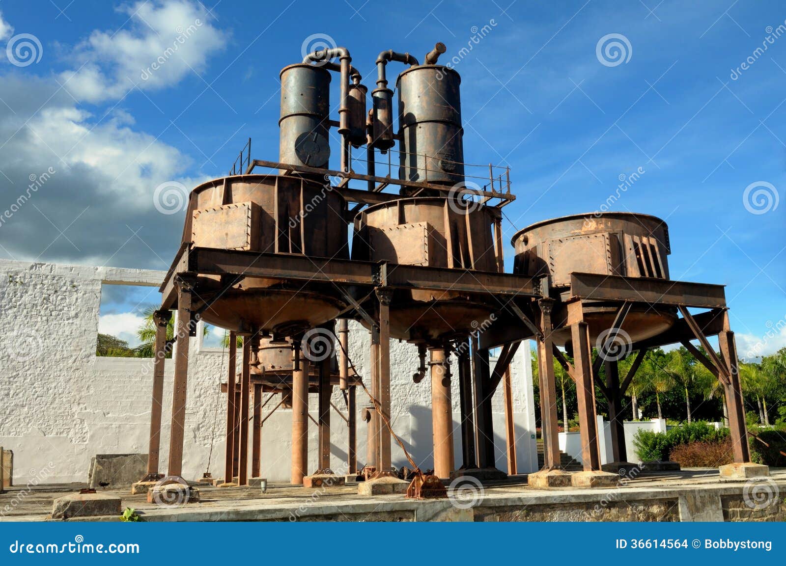 Sugar factory stock photo. Image of boilers, machinery - 36614564