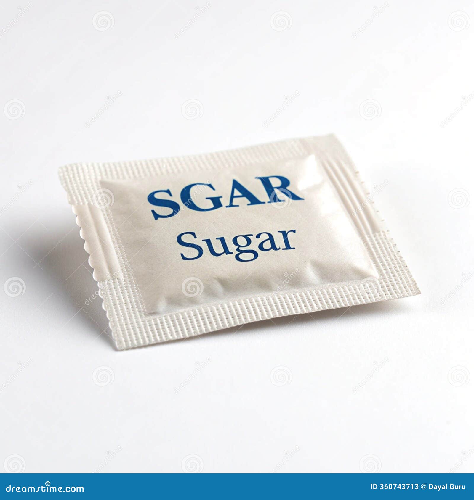 Sugar Packet Isolated on Transparent Background Stock Illustration ...