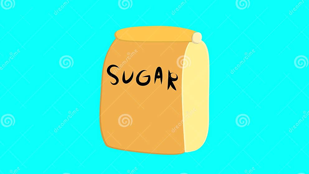 Sugar Packet Vector Icon and Illustration Stock Vector - Illustration ...