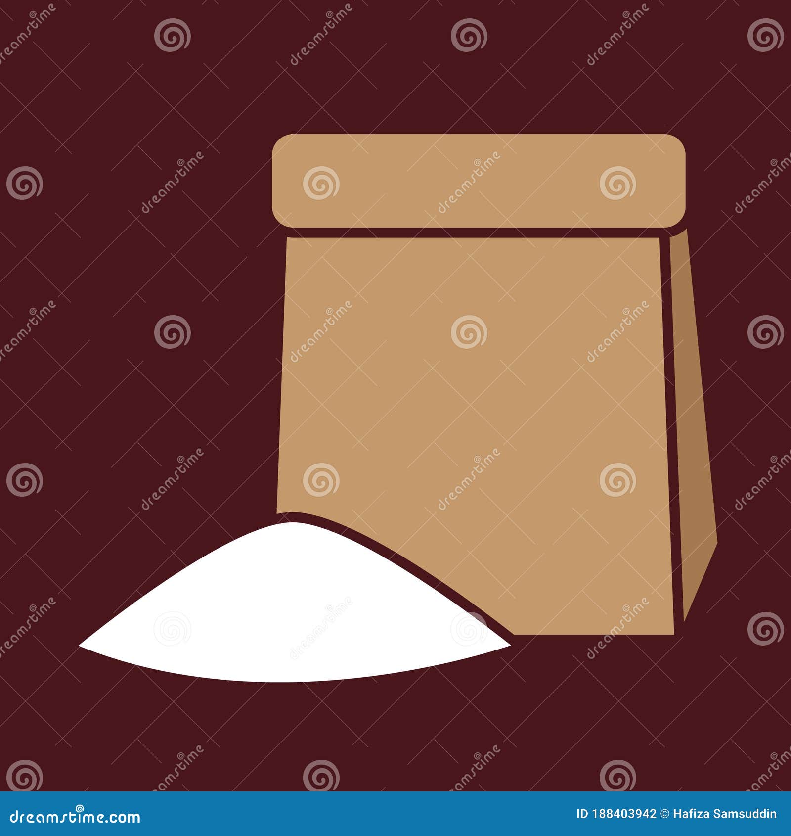 Sugar Packet. Vector Illustration Decorative Design Stock Vector ...