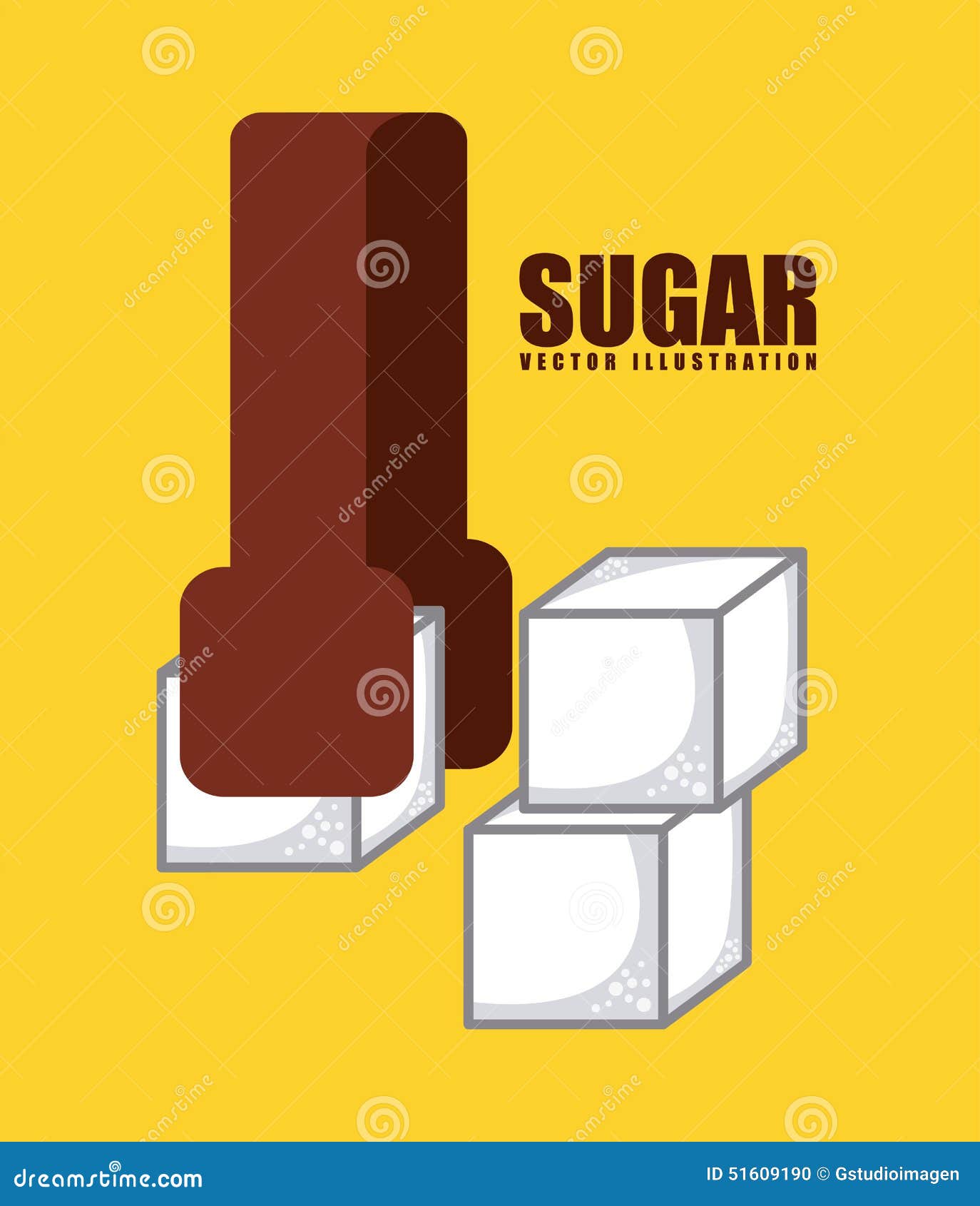 Sugar product stock illustration. Illustration of rubber - 51609190