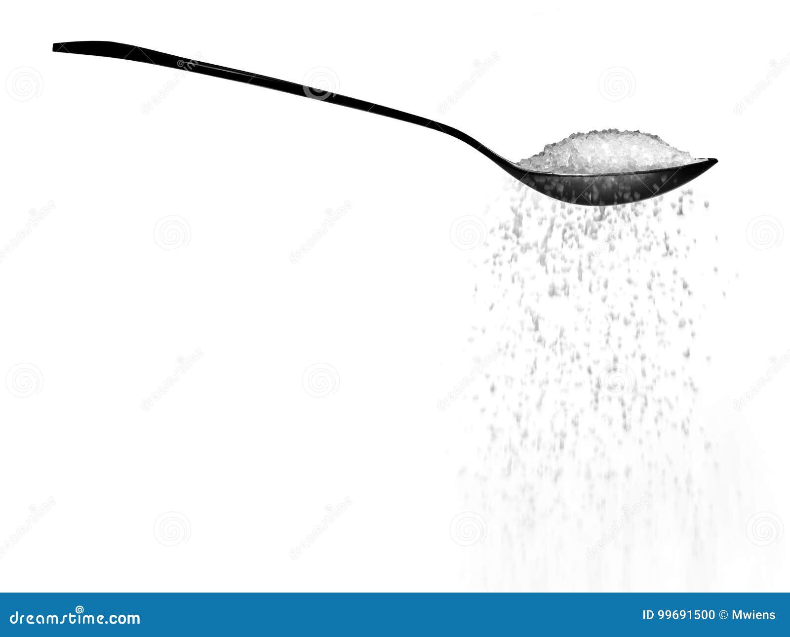 Spoon of sugar or salt stock photo. Image of care, beet - 99691500