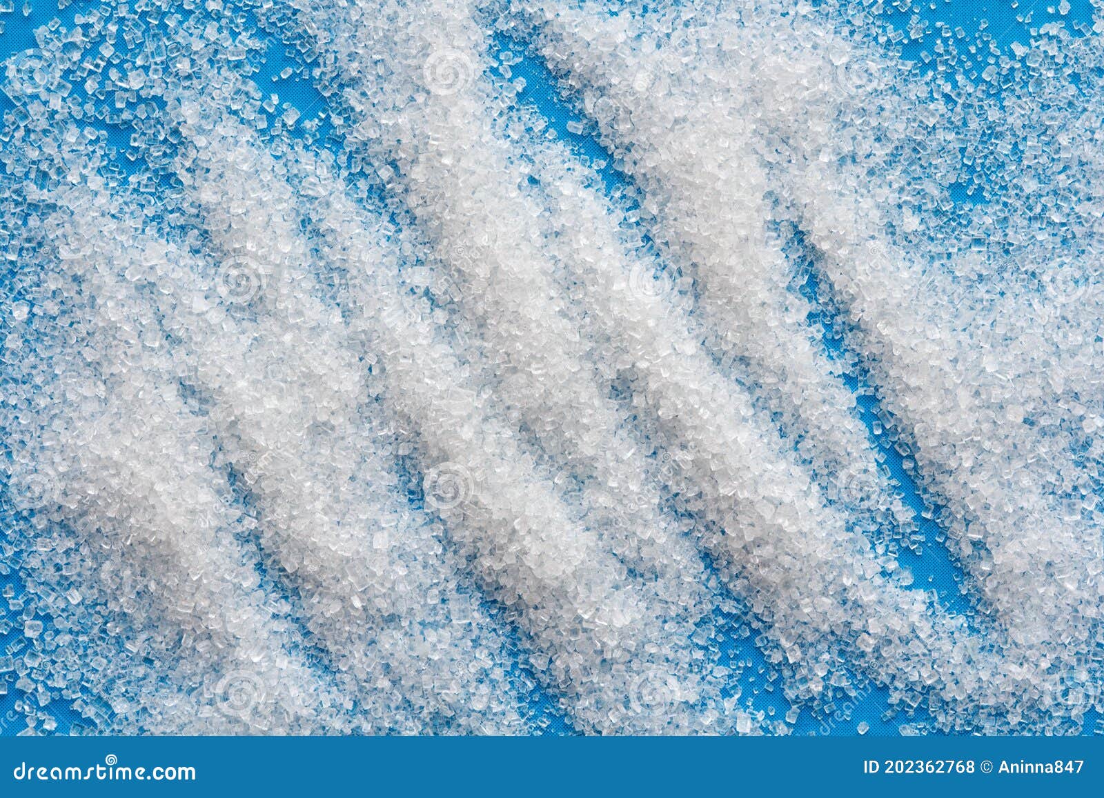 Sugar Sand on a Bright Blue Background Stock Photo - Image of structure ...