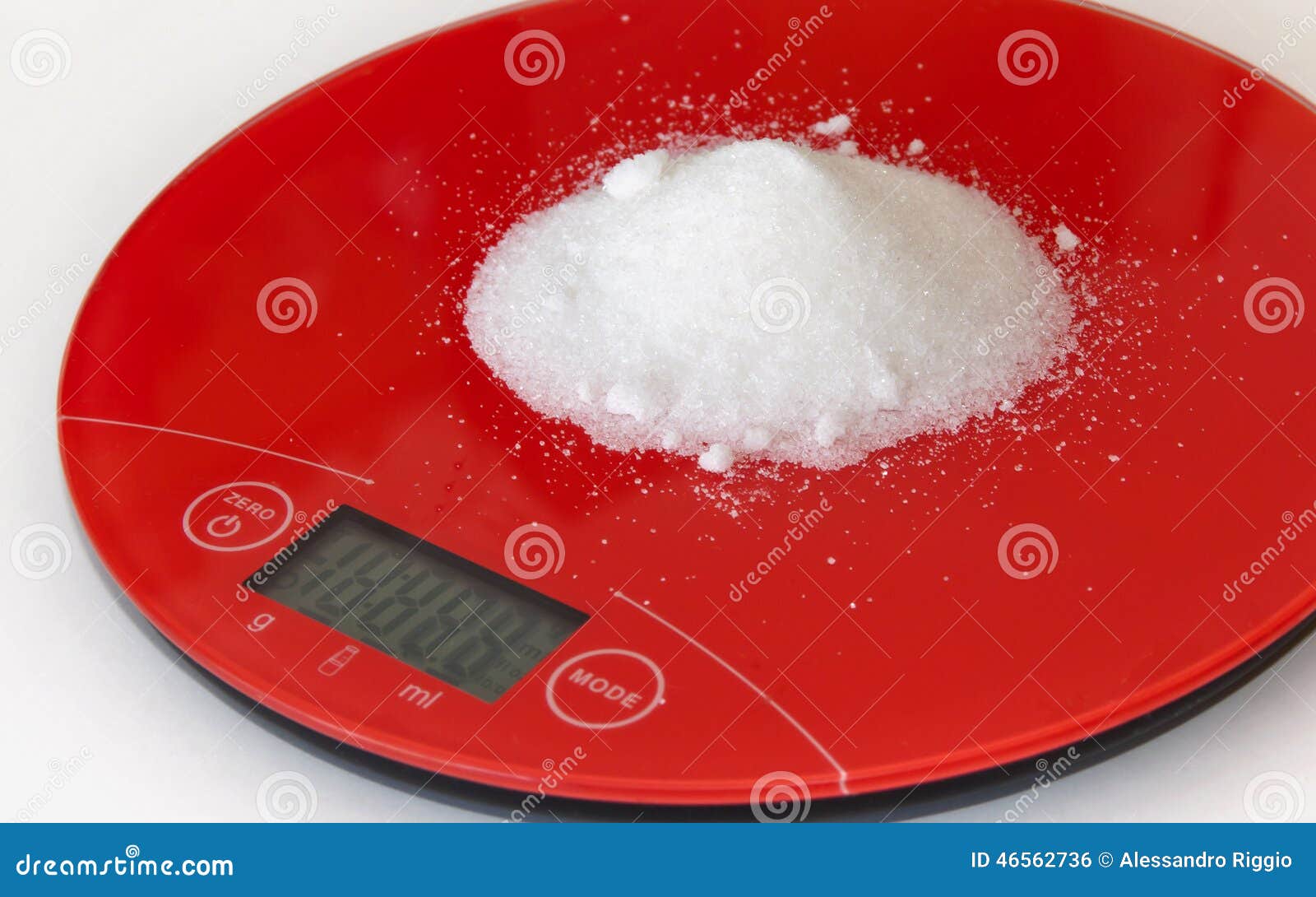 Sugar and scale stock photo. Image of calorie, isolated - 46562736