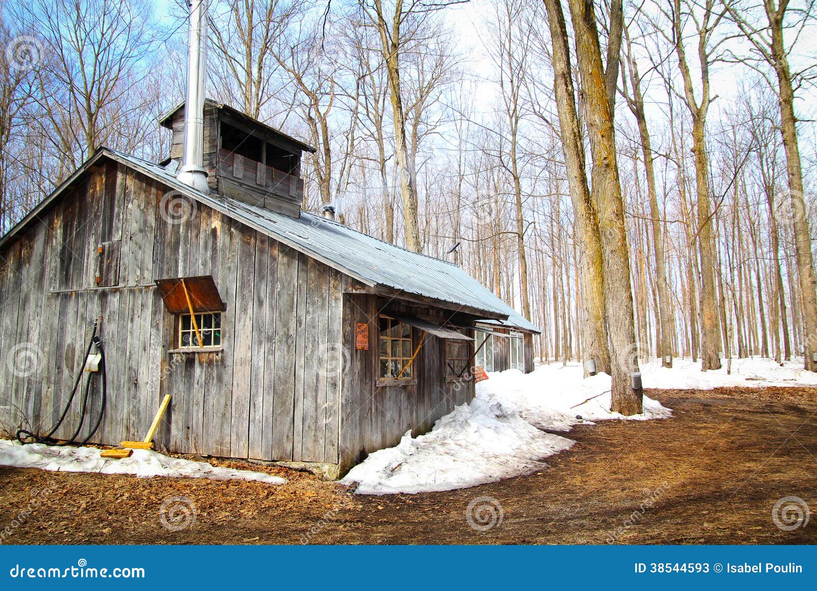 Sugar shack stock image. Image of rustic, shack, forest - 38544593