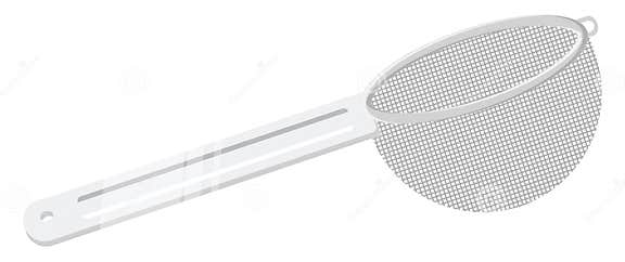 Sugar siev, icon stock vector. Illustration of strainer - 261372500