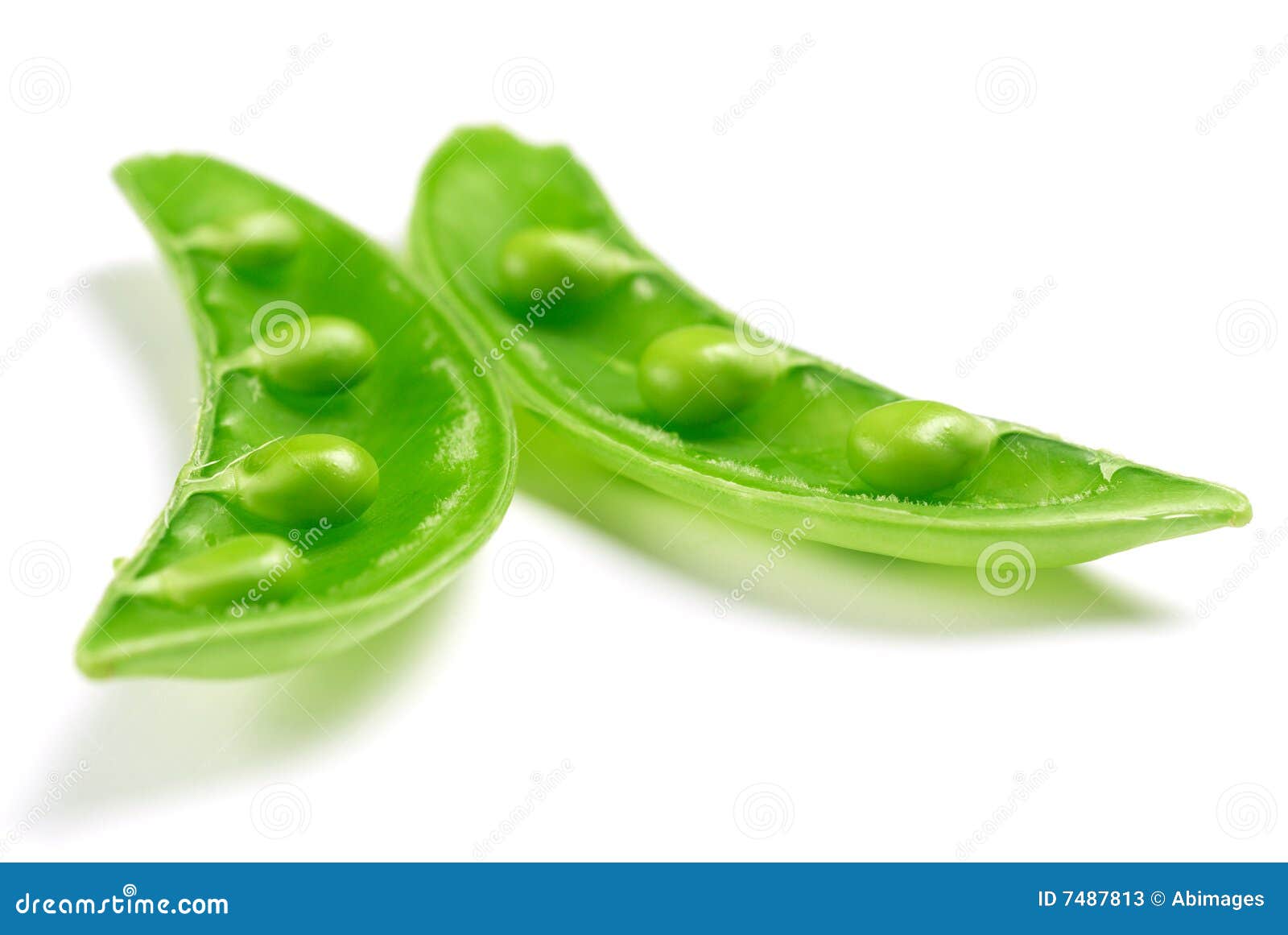 Sugar snap pea pod open stock image. Image of snap, vegetables - 7487813