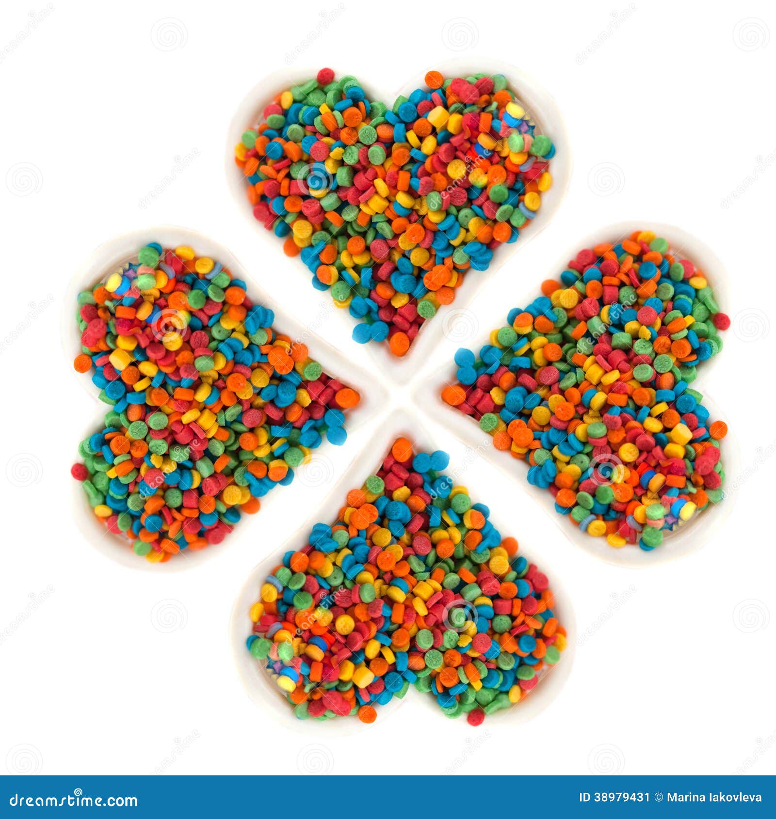 Sugar Sprinkle Dots, Heart Shaped Stock Image - Image of pink, frame ...