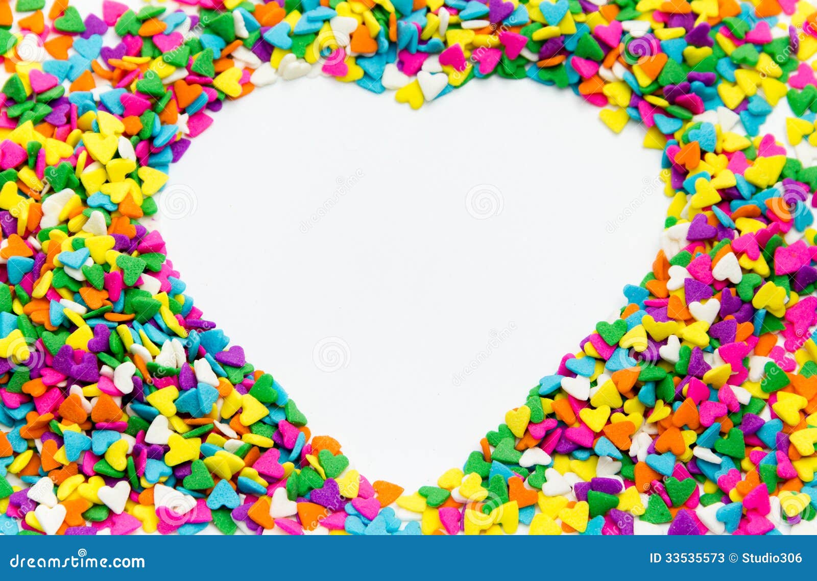 Sugar sprinkles stock image. Image of frame, white, decorations - 33535573