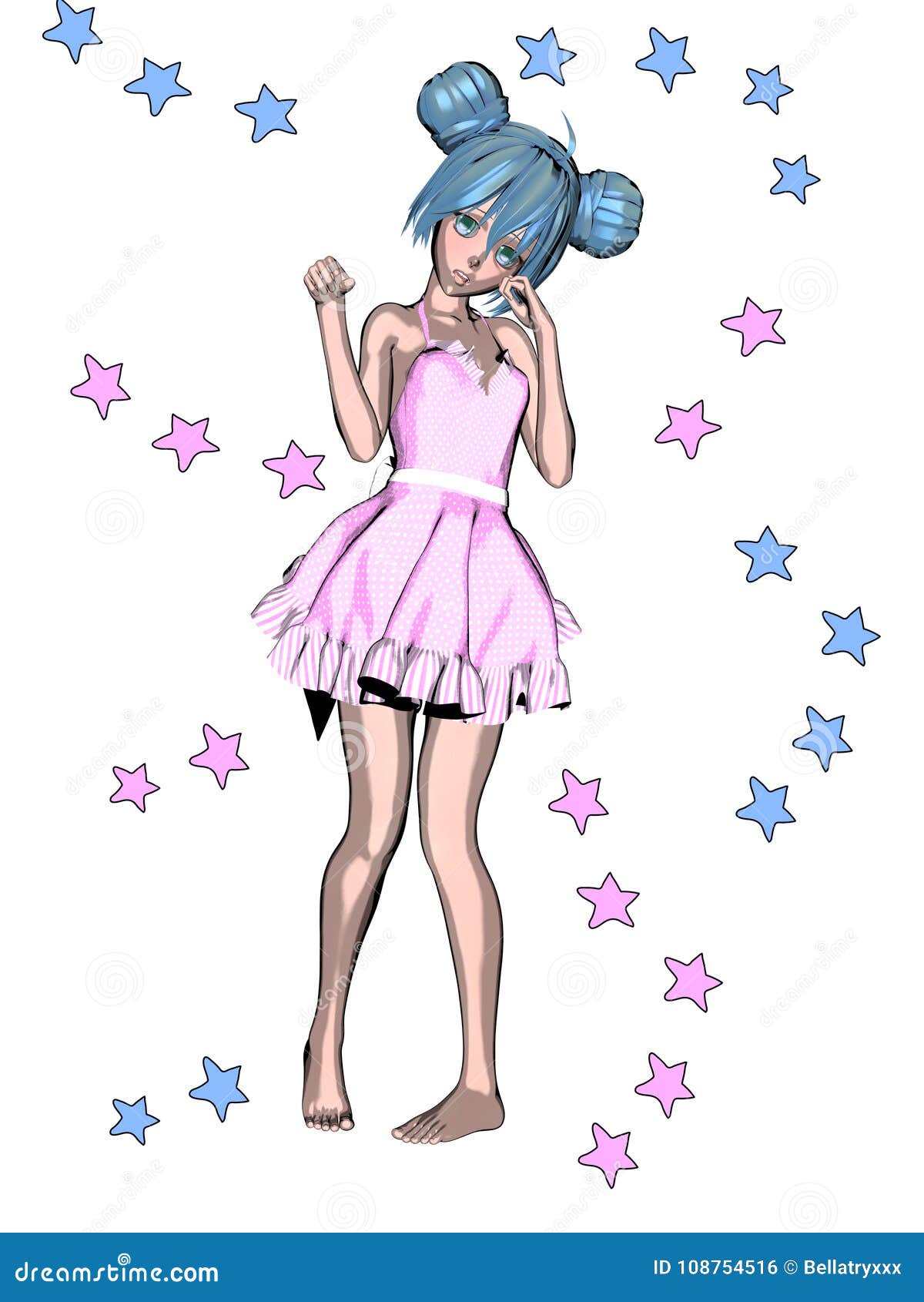 Sugar Stars Doce Cor-de-rosa Foto de Stock - Ilustração de alimento ...