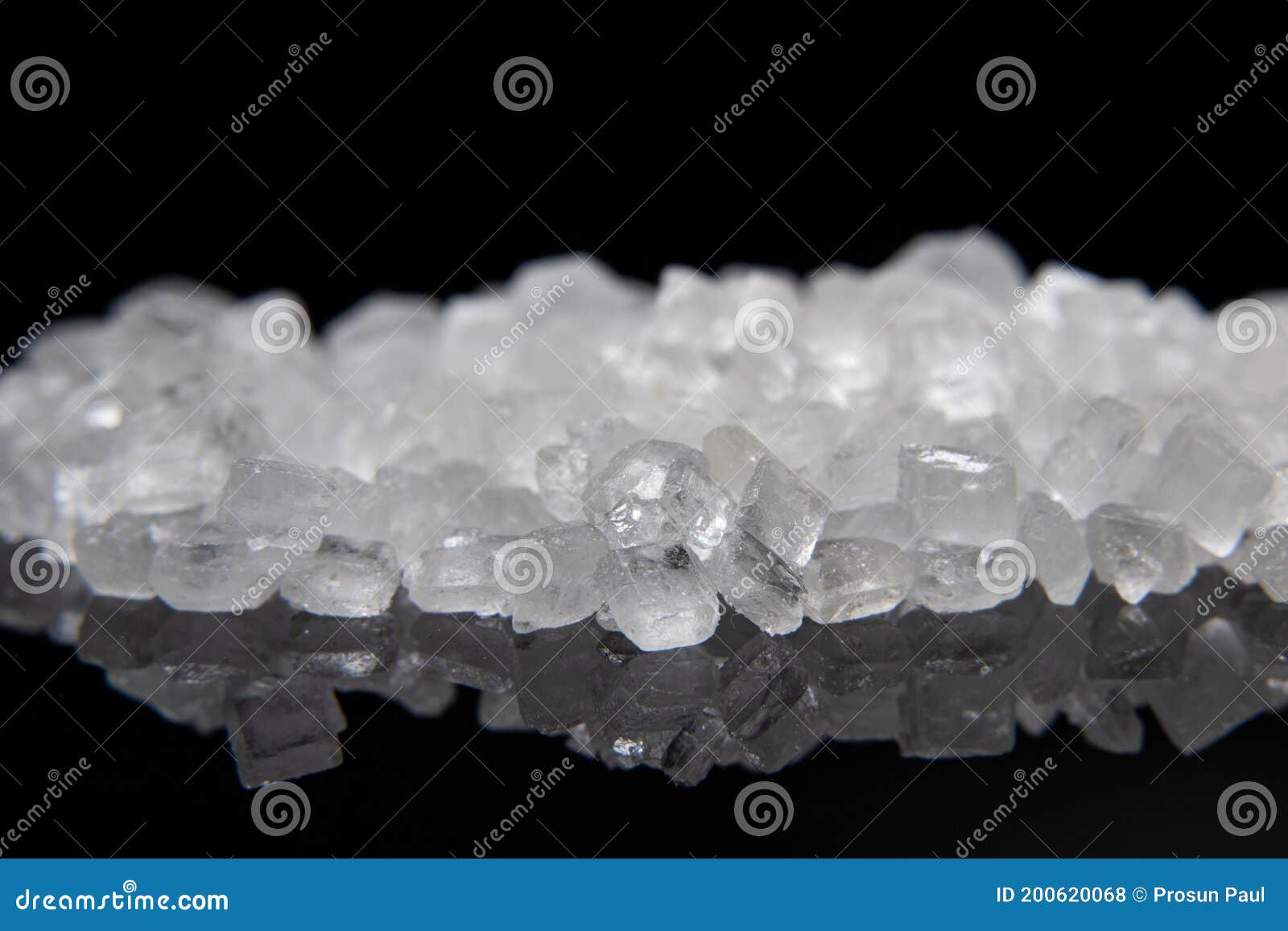 Clear Sugar Stock Photo Stock Photo in Black Background Stock Photo ...