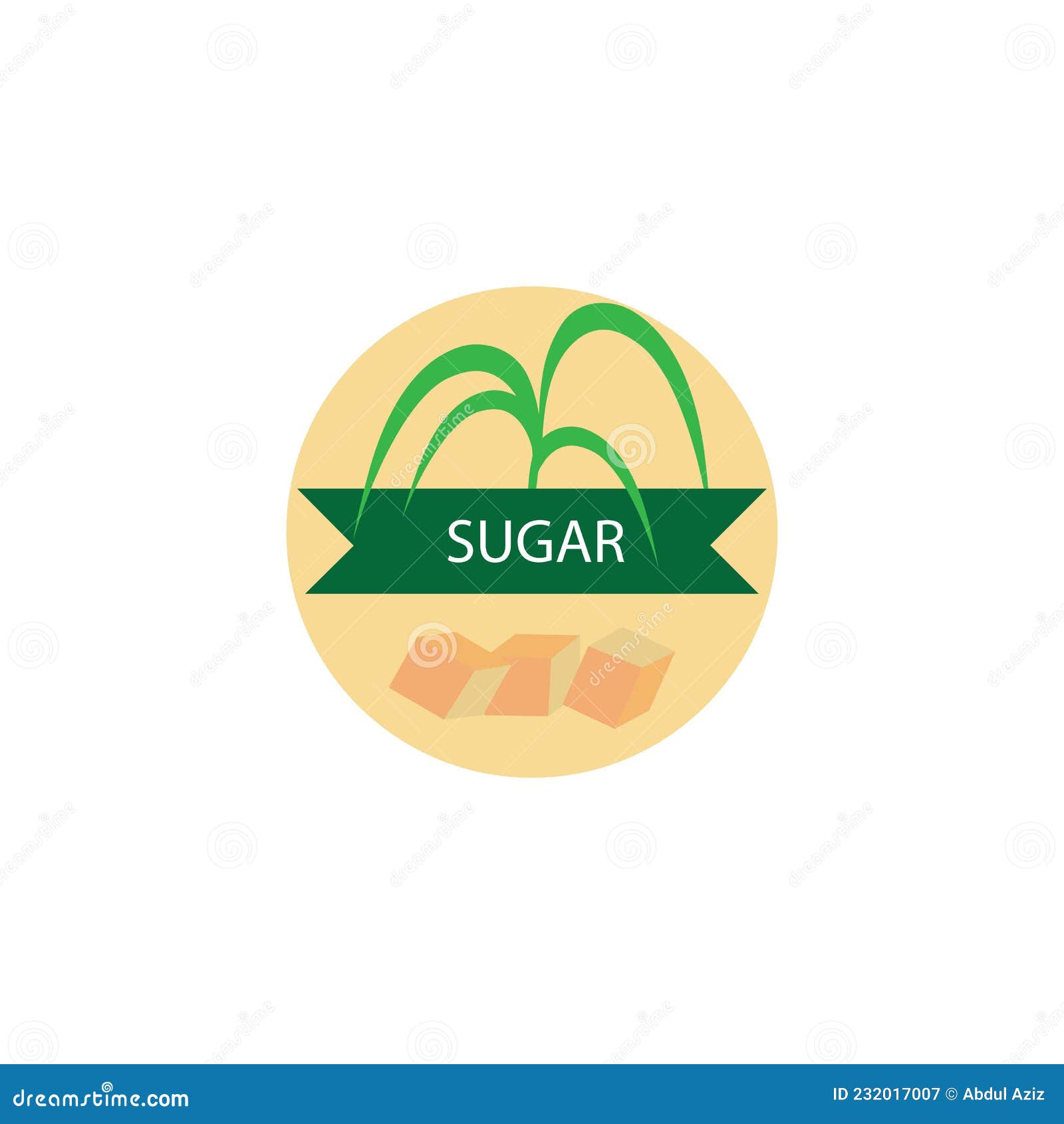 Sugar, Sugar Cane Logo Vector Stock Vector - Illustration of stick ...