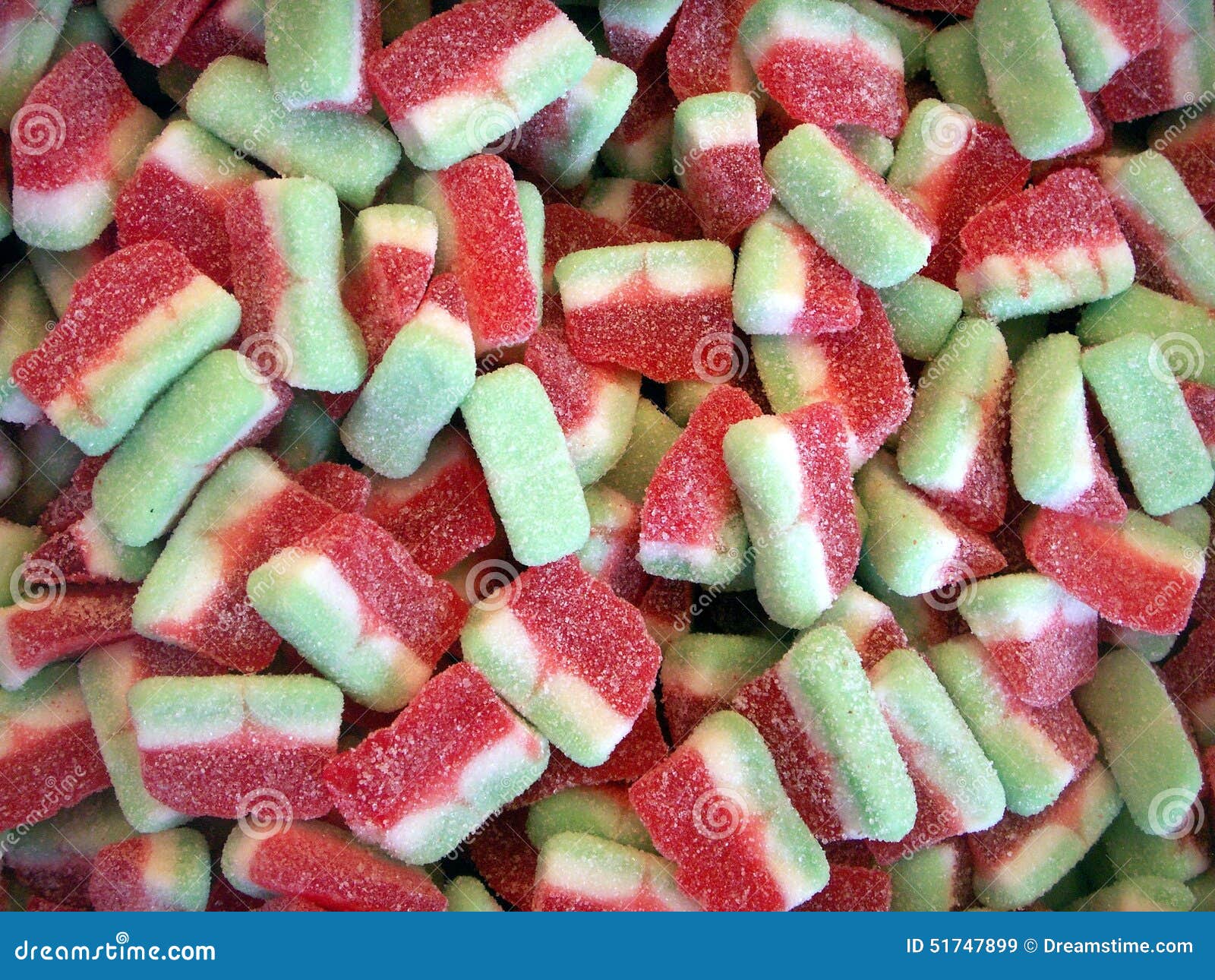 Red Green Sugar Sweets stock image. Image of boiled, green - 51747899