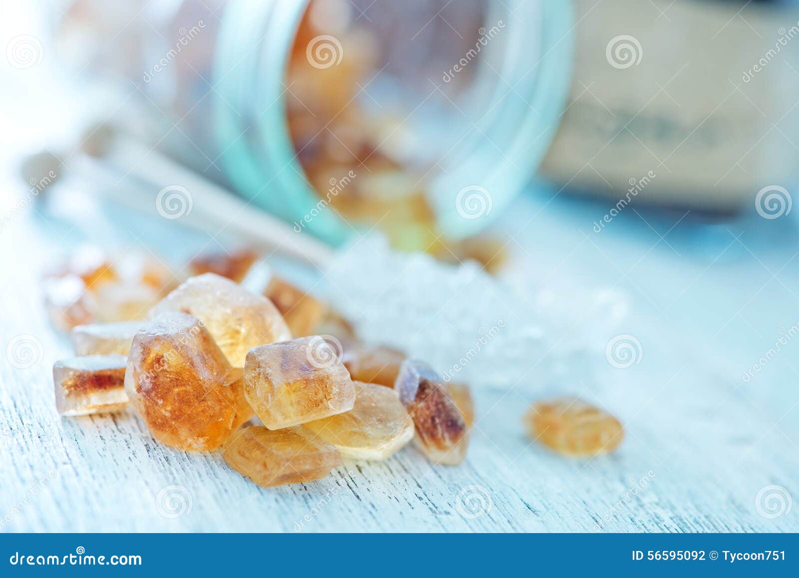 Sugar stock photo. Image of crystal, close, brown, kitchen - 56595092