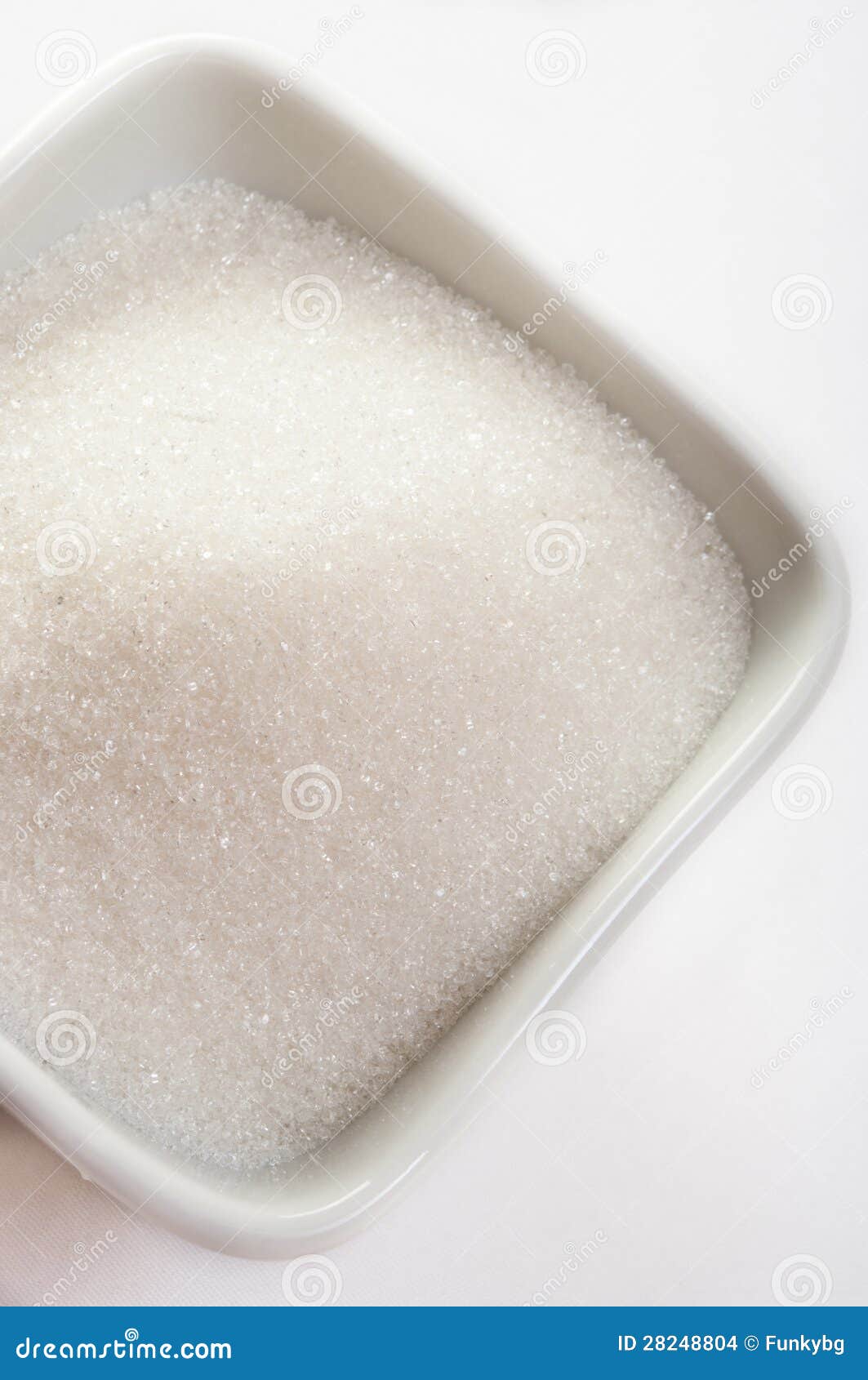 Sugar on white background stock photo. Image of delicious - 28248804