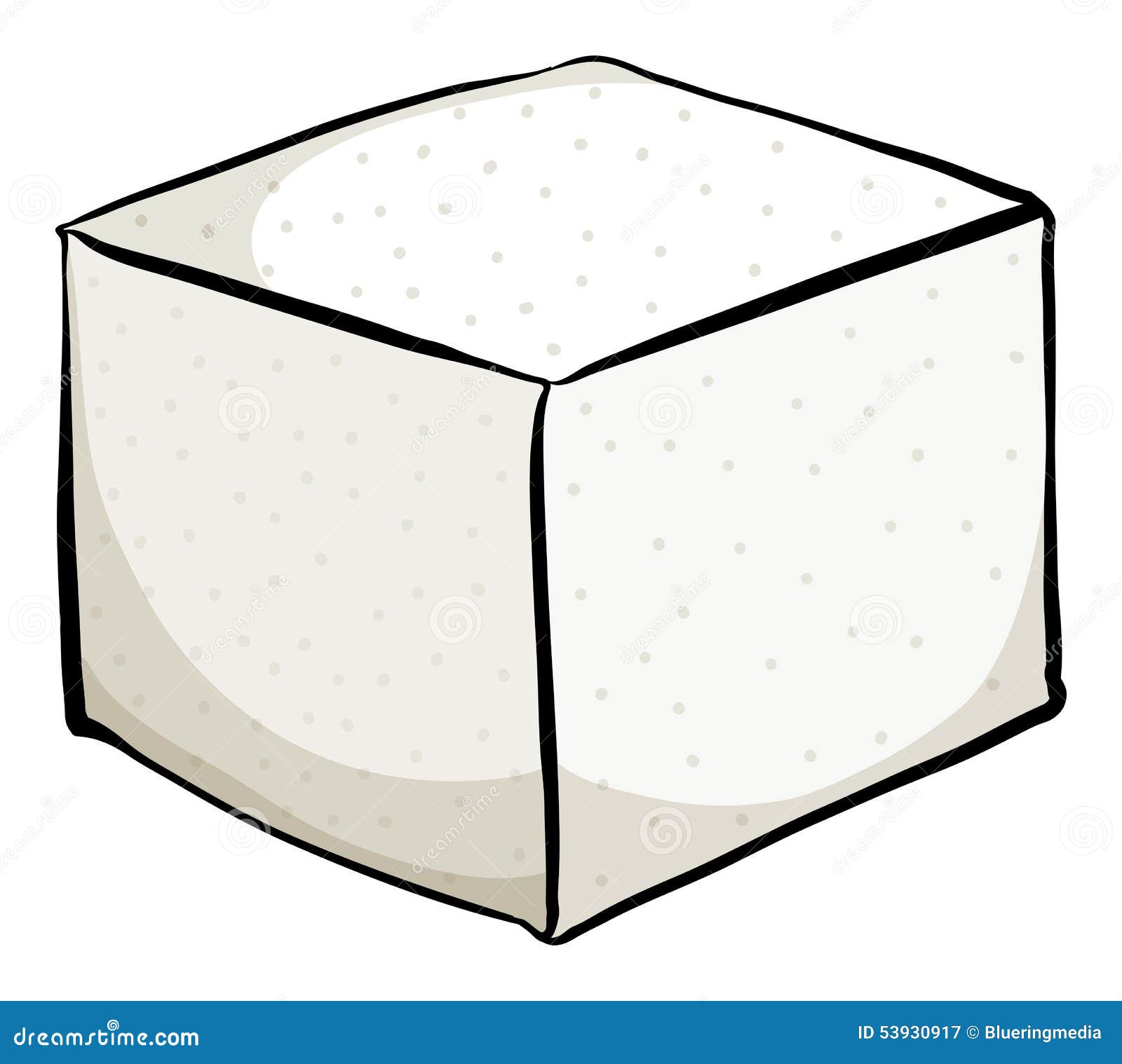 Sugar stock vector. Illustration of organic, white, cubical - 53930917