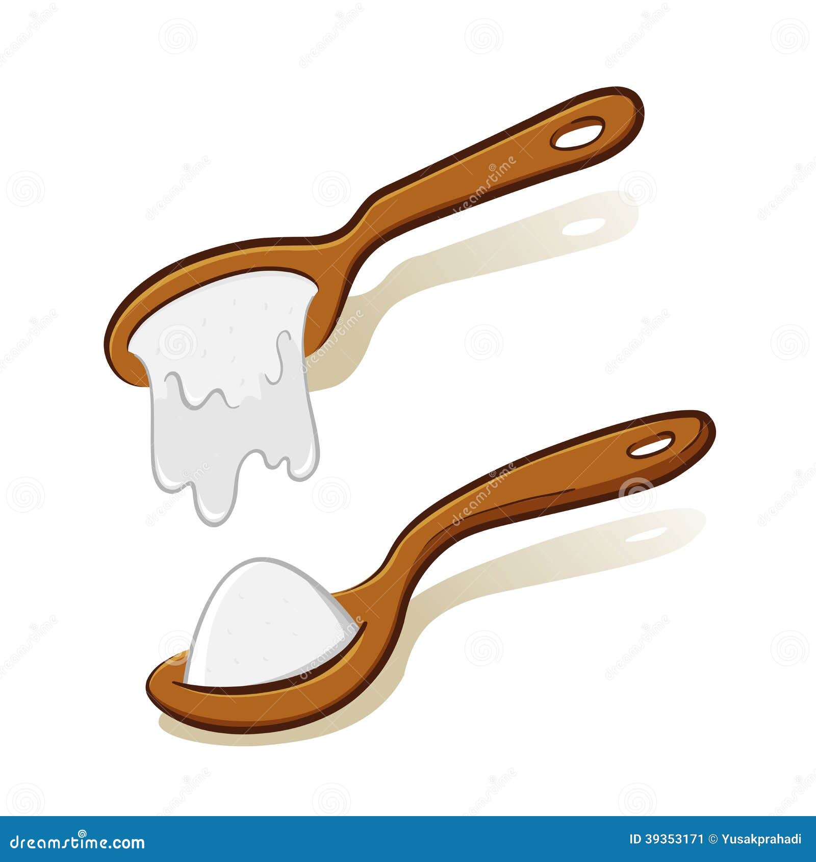 Wooden Spoon Cartoon Vector Illustration | CartoonDealer.com #26652294