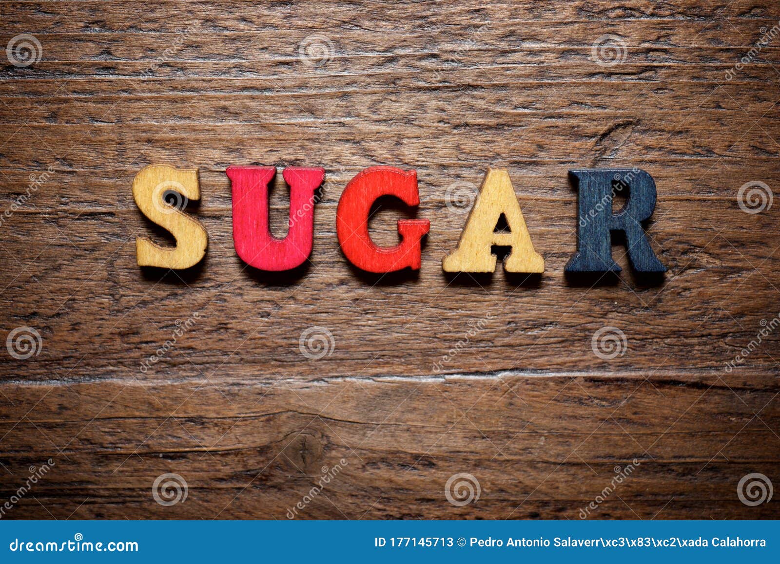 Sugar Word. White Sugar On Background Stock Photo | CartoonDealer.com ...