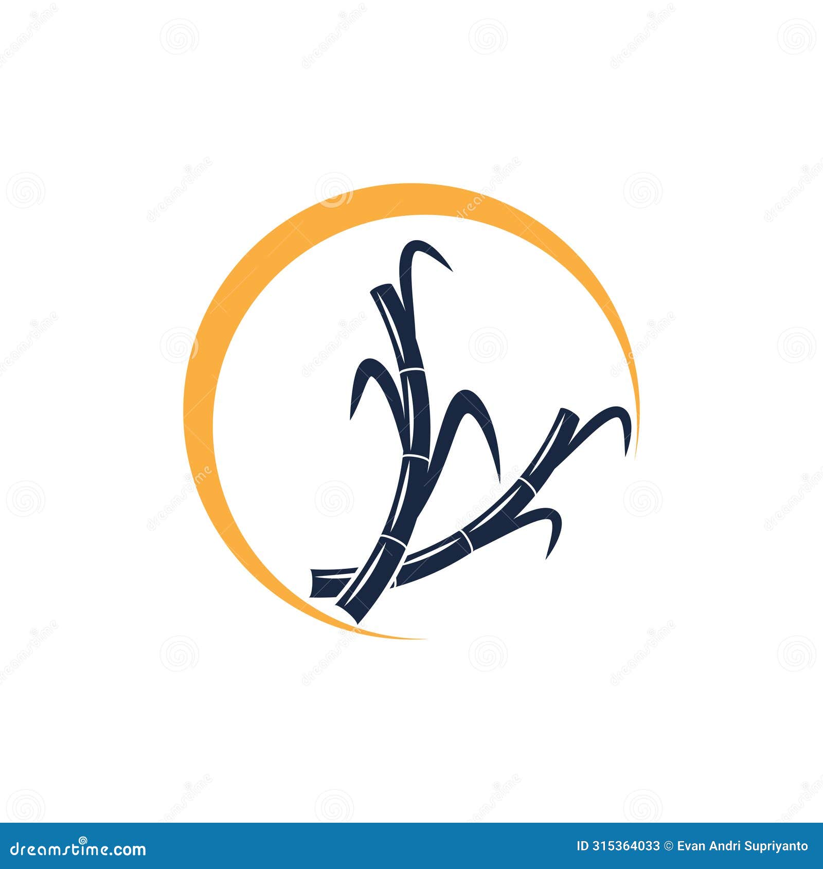 Sugarcane Logo Vector Template Symbol Design Stock Vector ...