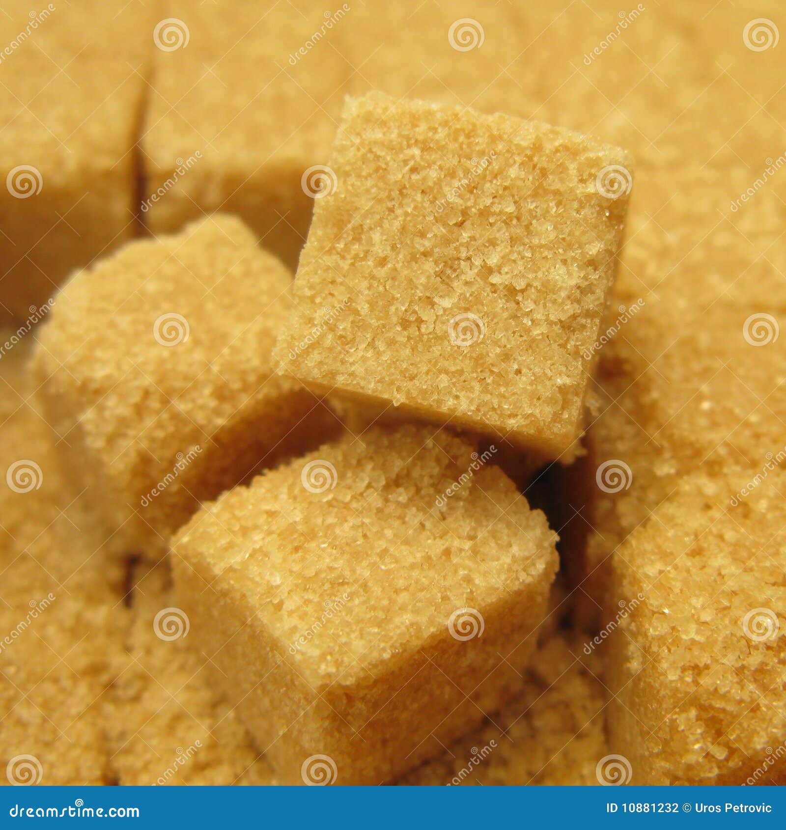 Sugarcubes brown sugar stock photo. Image of frame, sucrose - 10881232