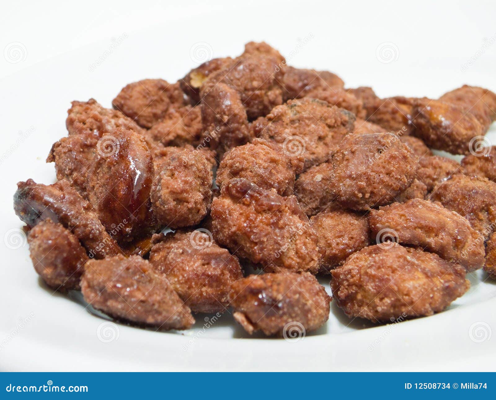 Sugared almonds. stock photo. Image of dieting, hazelnut - 12508734