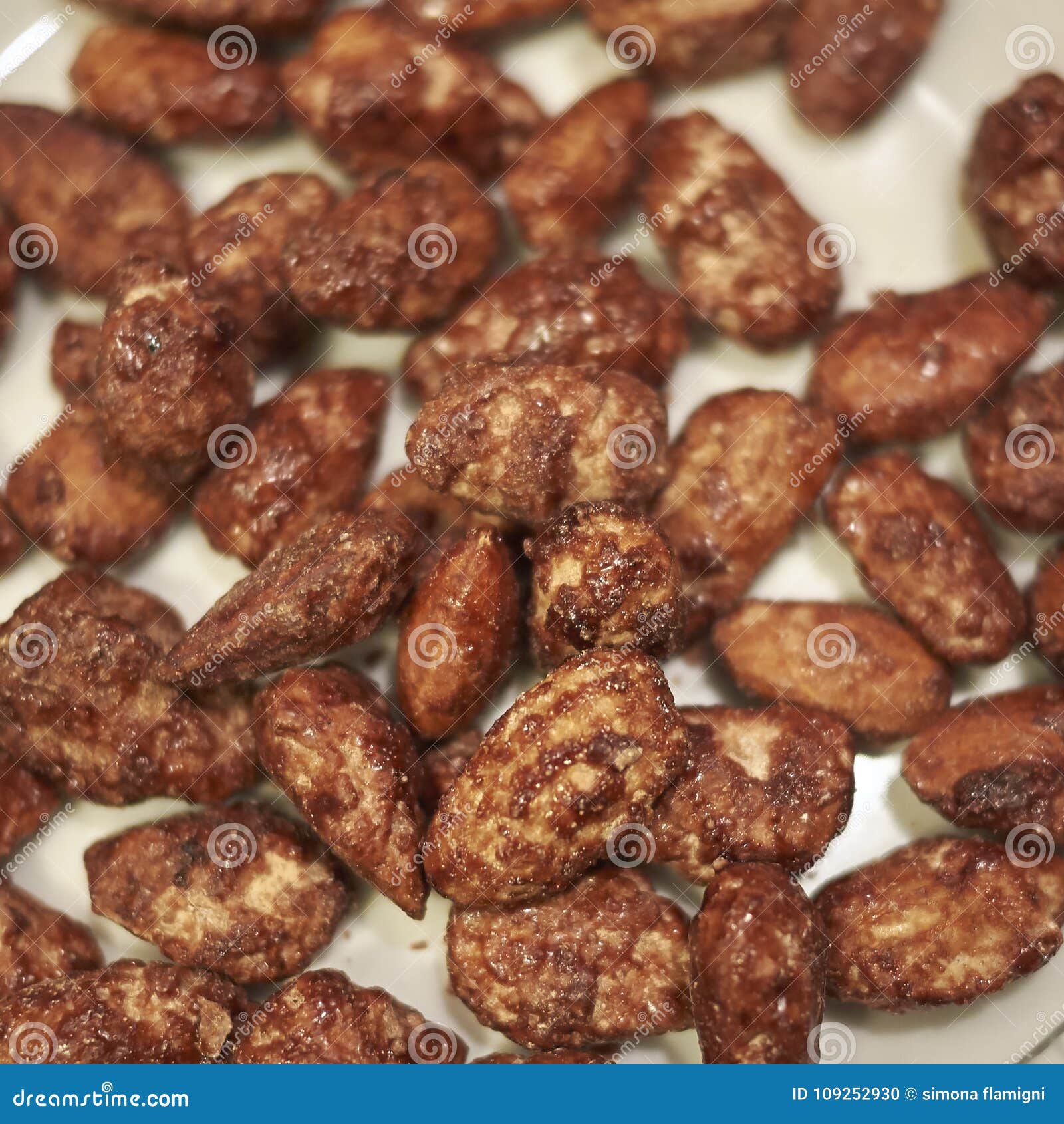 Sugared almonds closeup stock photo. Image of handmade - 109252930