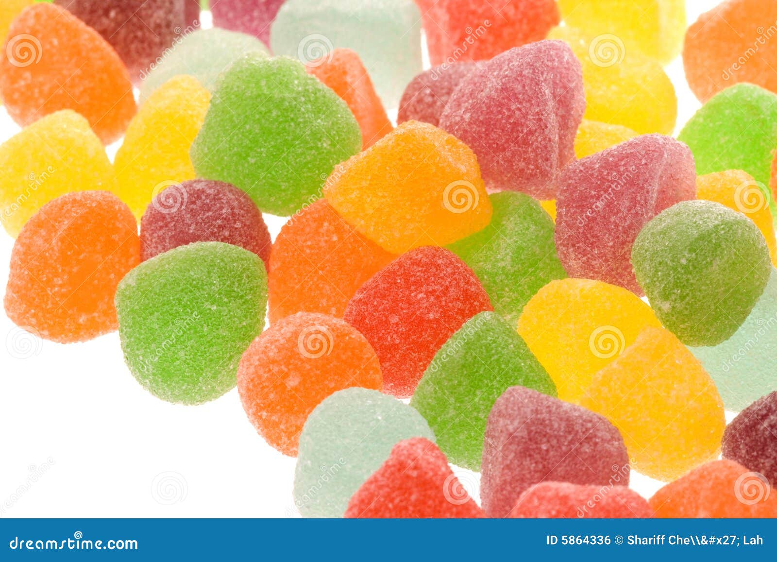 Sugared Gum Drops or Jellies Stock Photo - Image of candy, candies: 5864336