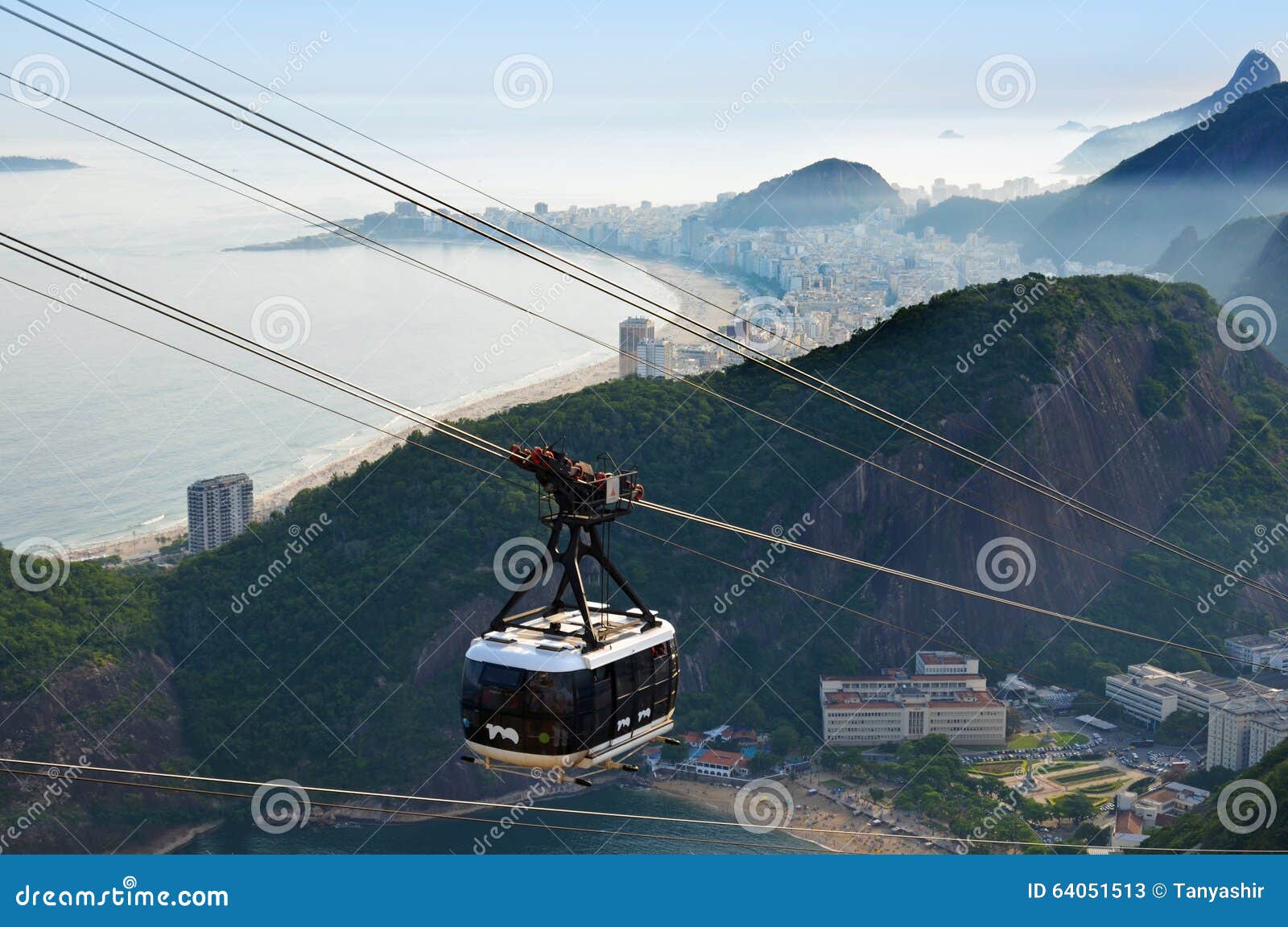 Sugarloaf Cable Car editorial stock photo. Image of panorama - 64051513