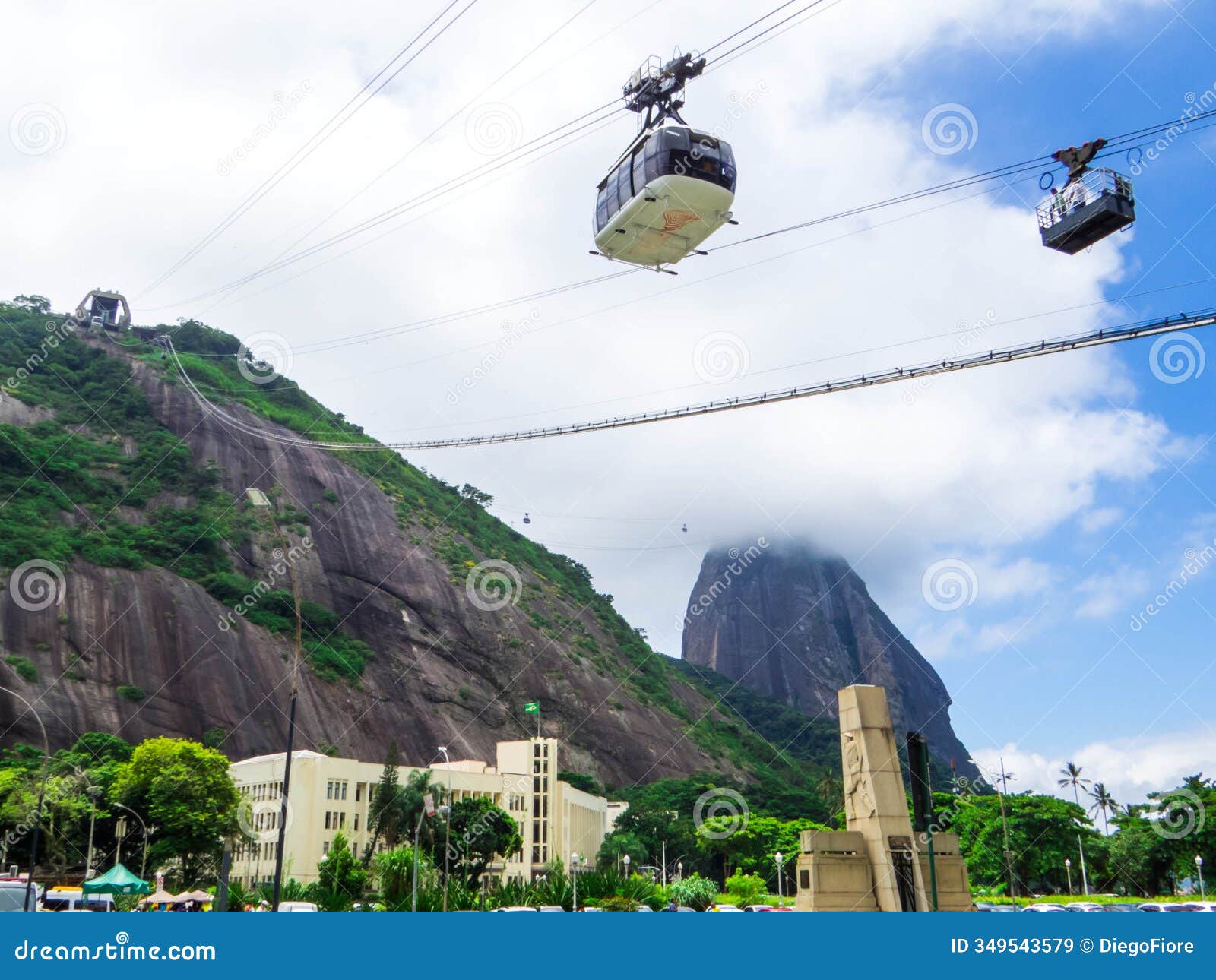Sugarloaf Mountain, Rio De Janeiro, Brazil Stock Image - Image of hill ...
