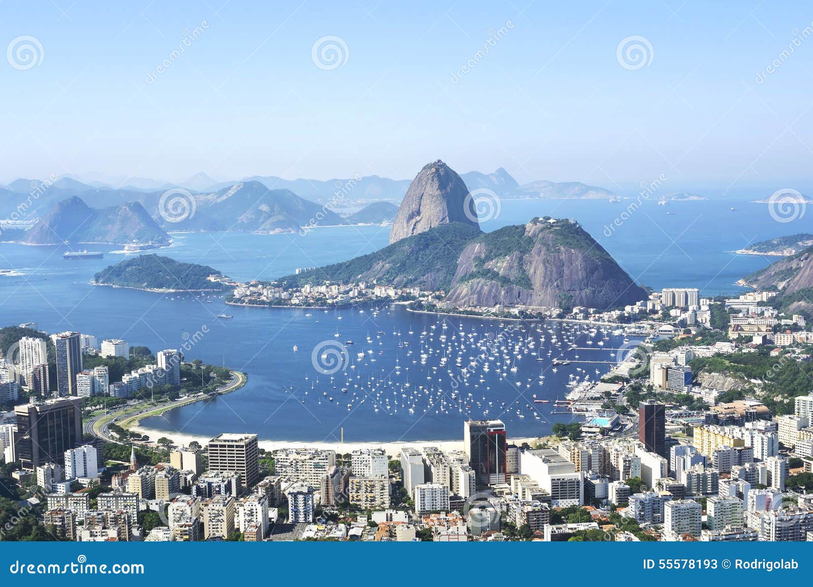 Sugarloaf Mountain in Rio De Janeiro, Brazil Stock Image - Image of ...