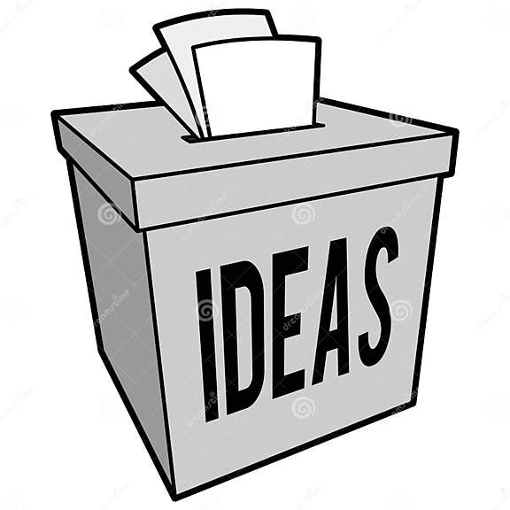 Suggestion Box Illustration Stock Vector - Illustration of success ...