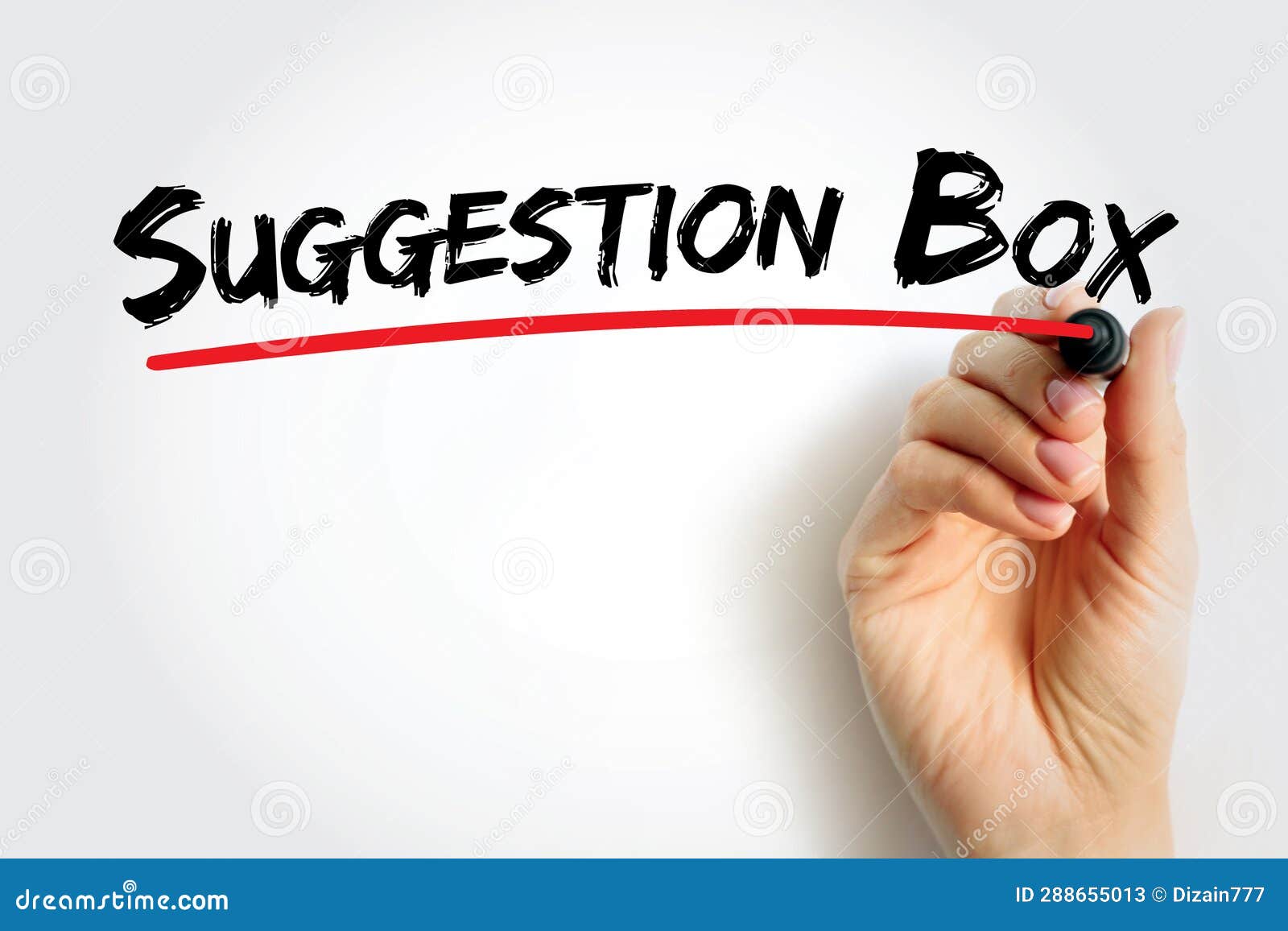 Suggestion Box - Used for Collecting Slips of Paper with Input from ...