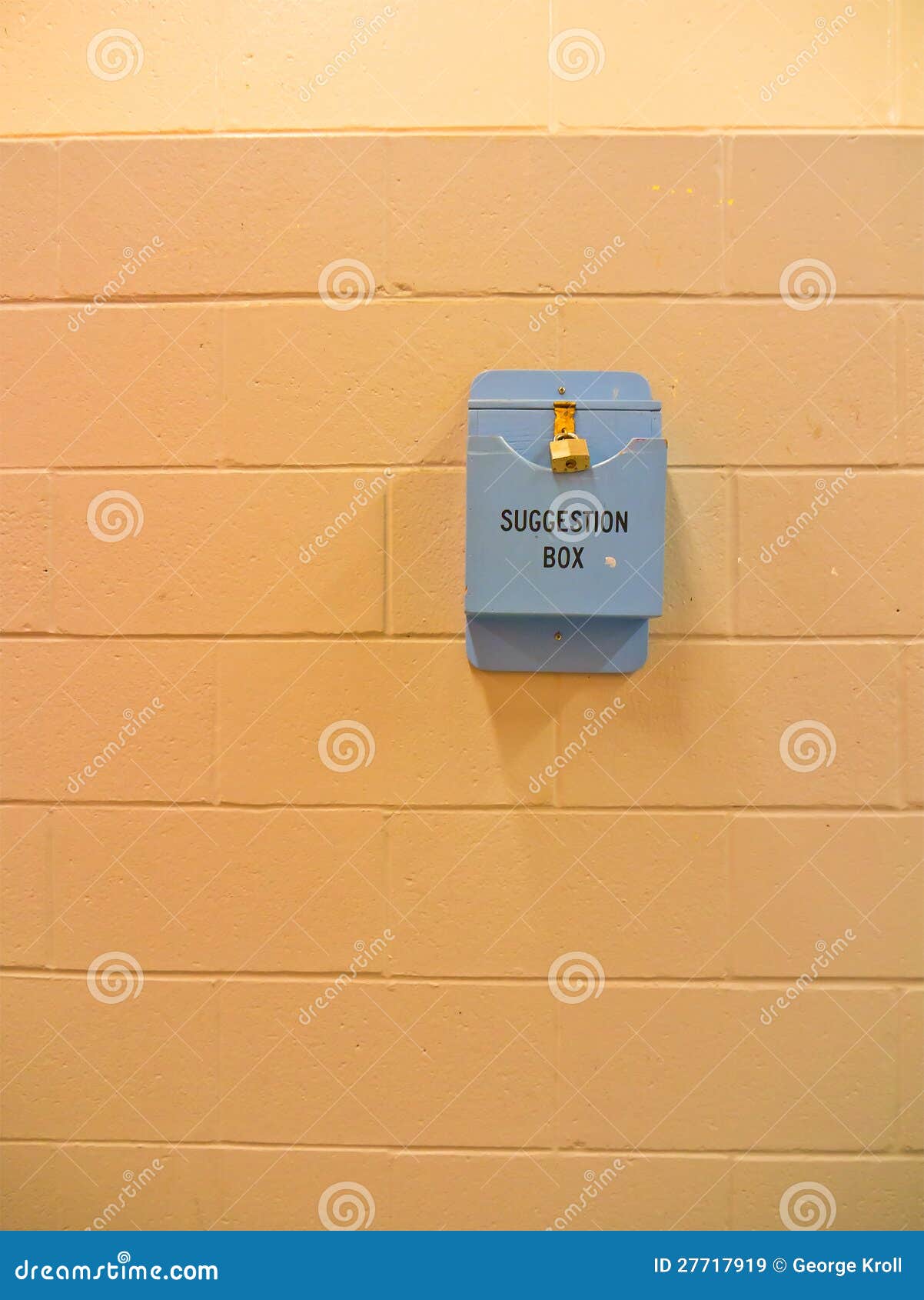 Blue Suggestion Box Royalty-Free Stock Image | CartoonDealer.com #11242450