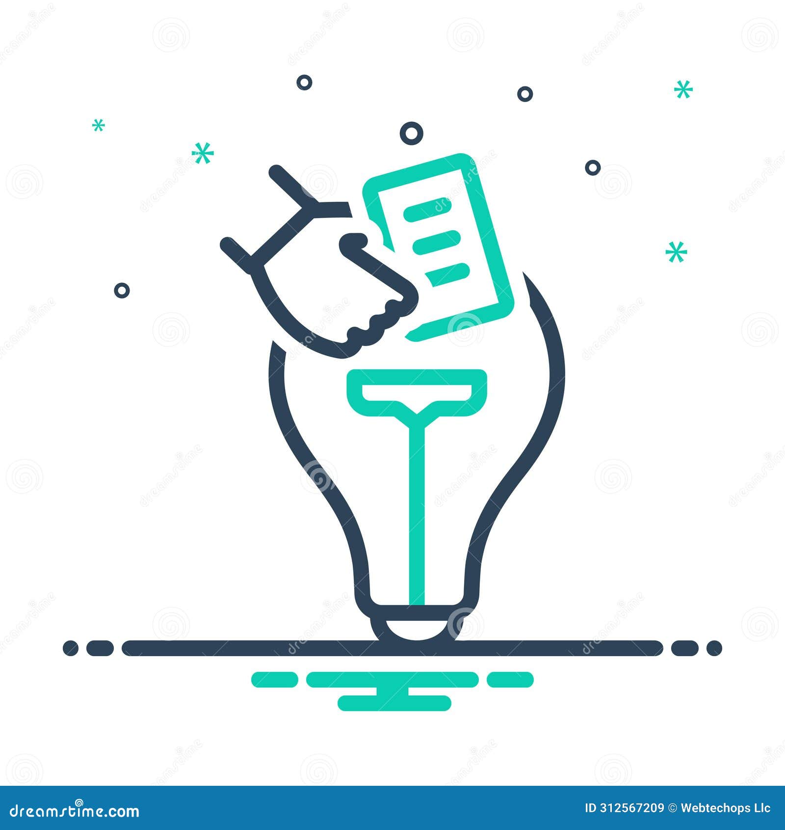 Mix Icon for Suggestion, Proposal and Idea Stock Vector - Illustration ...