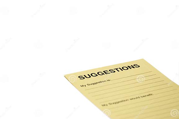 Suggestion note stock photo. Image of opinion, anonymous - 2319568