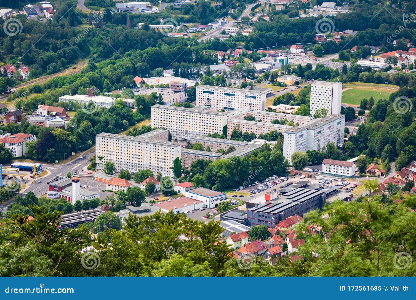 Townscape of Suhl in Thuringia Editorial Image - Image of famous, house ...