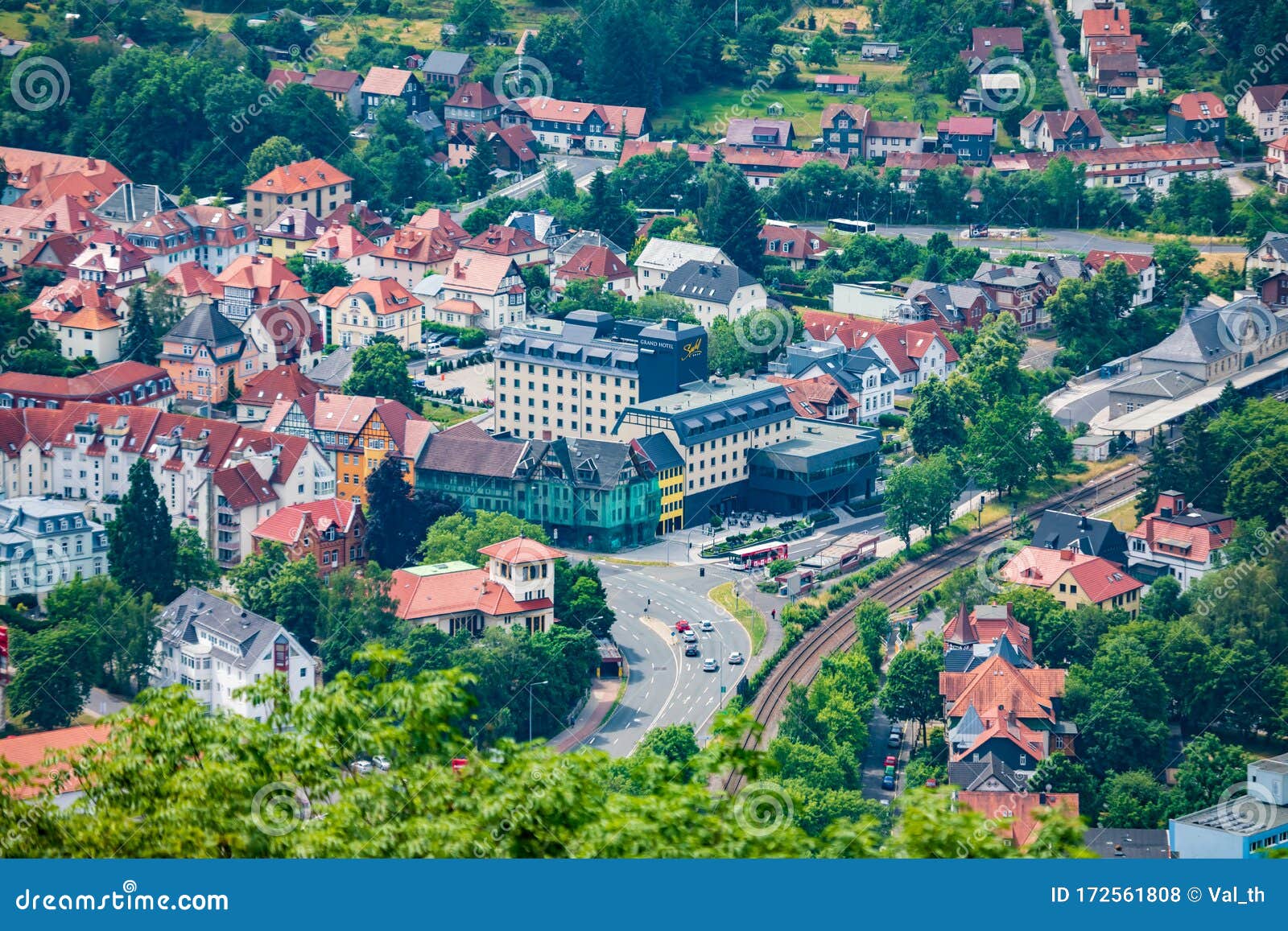 Townscape of Suhl in Thuringia Editorial Stock Photo - Image of outdoor ...