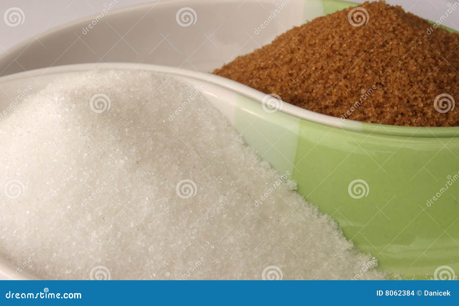 Suiker - twee soorten stock foto. Image of biet, zoet - 8062384